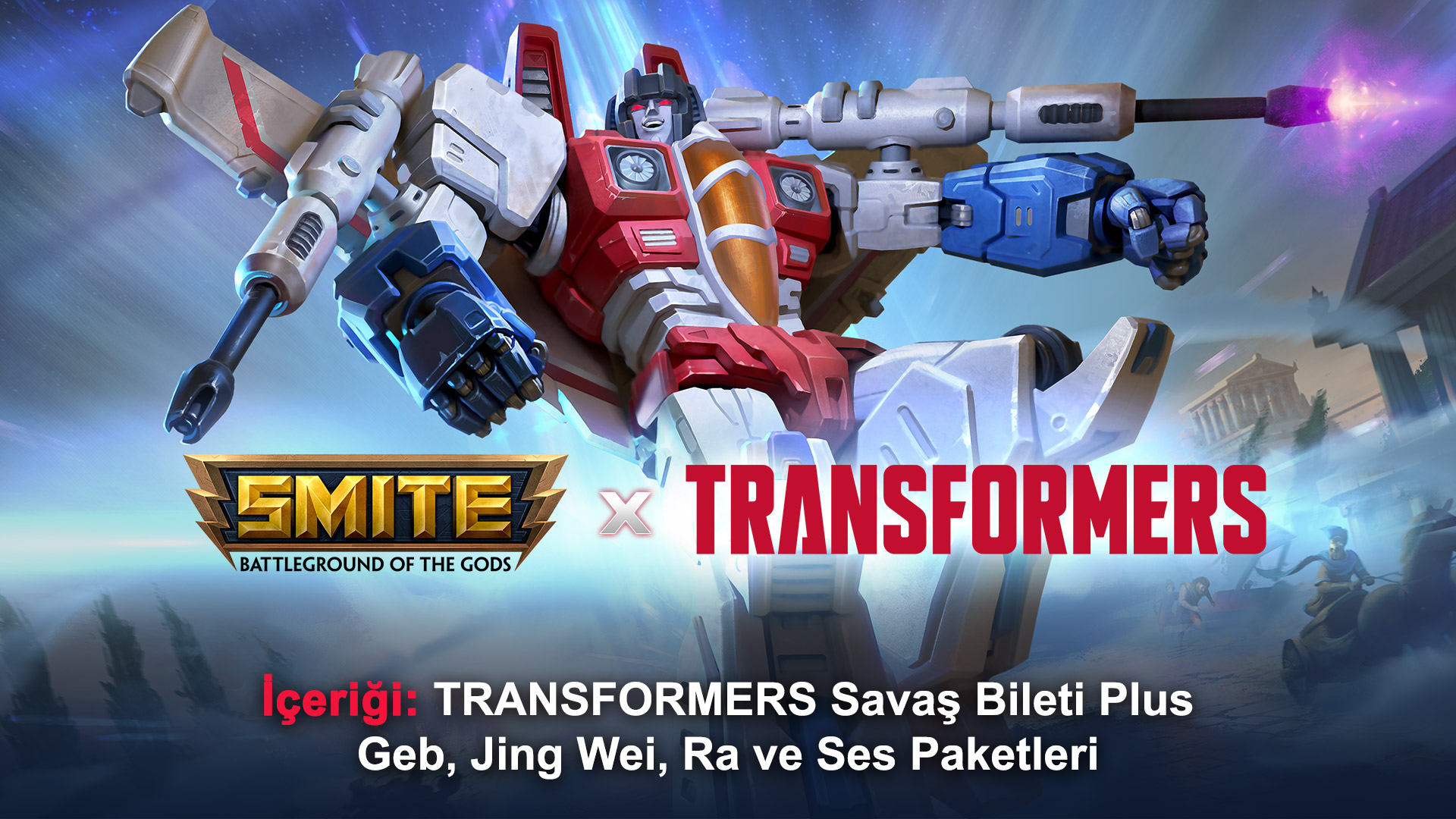 SMITE x TRANSFORMERS Savaş Bileti Paketi - Epic Games Store