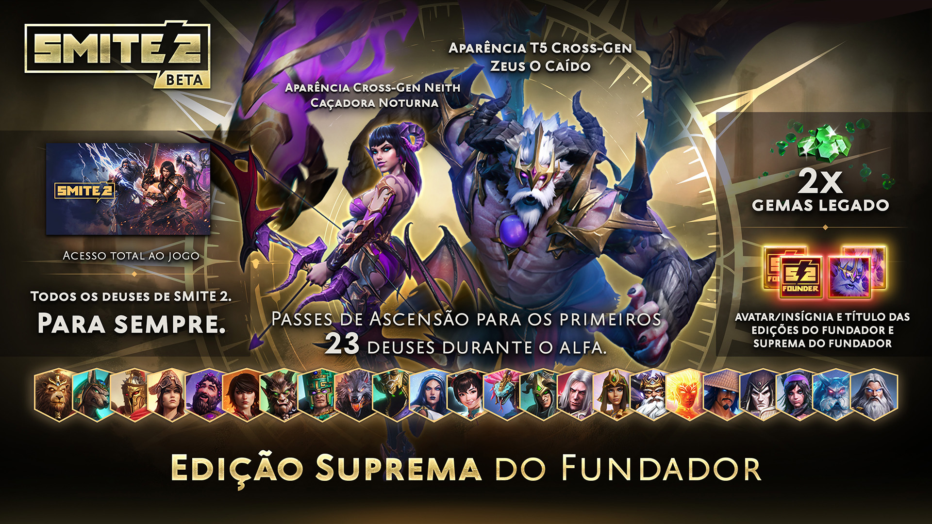 Edição Suprema do Fundador de SMITE 2 - Epic Games Store