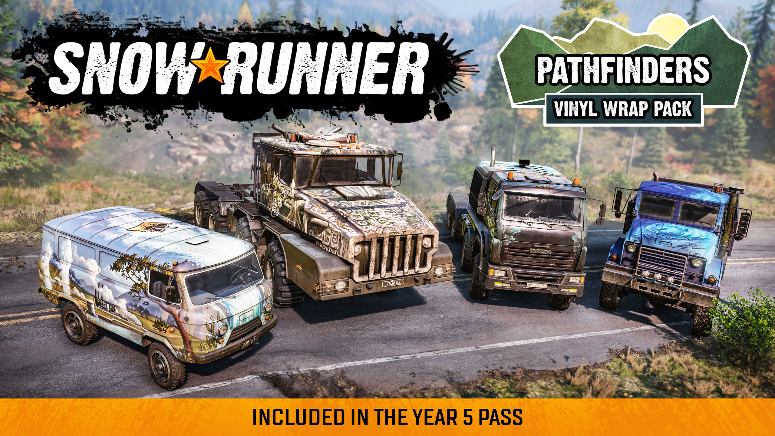 SnowRunner – Pathfinders Vinyl Wrap Pack - Epic Games Store