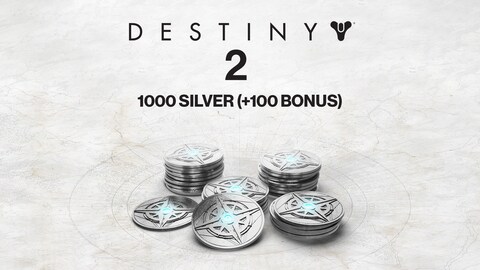 1000 (+100 Bonus) Destiny 2 Silver - Epic Games Store