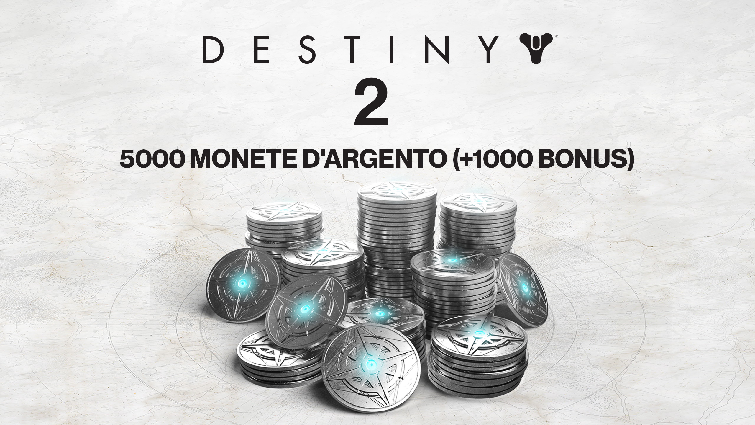 5000 (+1000 bonus) Monete d'argento di Destiny 2 - Epic Games Store