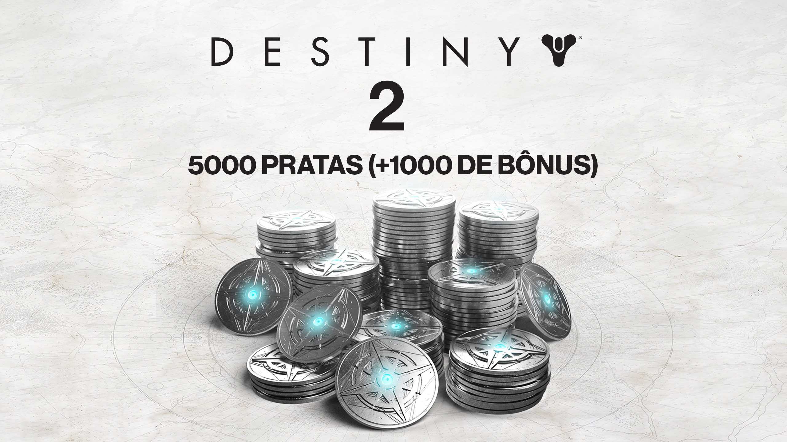 5000 (+1000 de bônus) Pratas de Destiny 2 - Epic Games Store