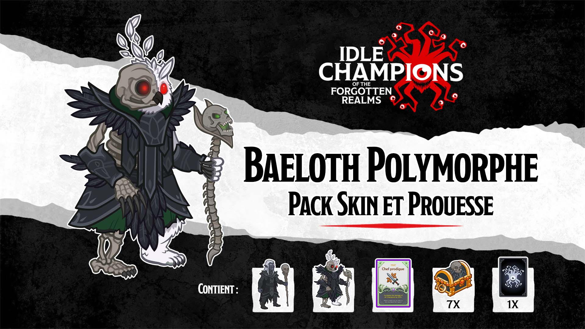 Baeloth Polymorphe - Pack Skin et Prouesse - Epic Games Store