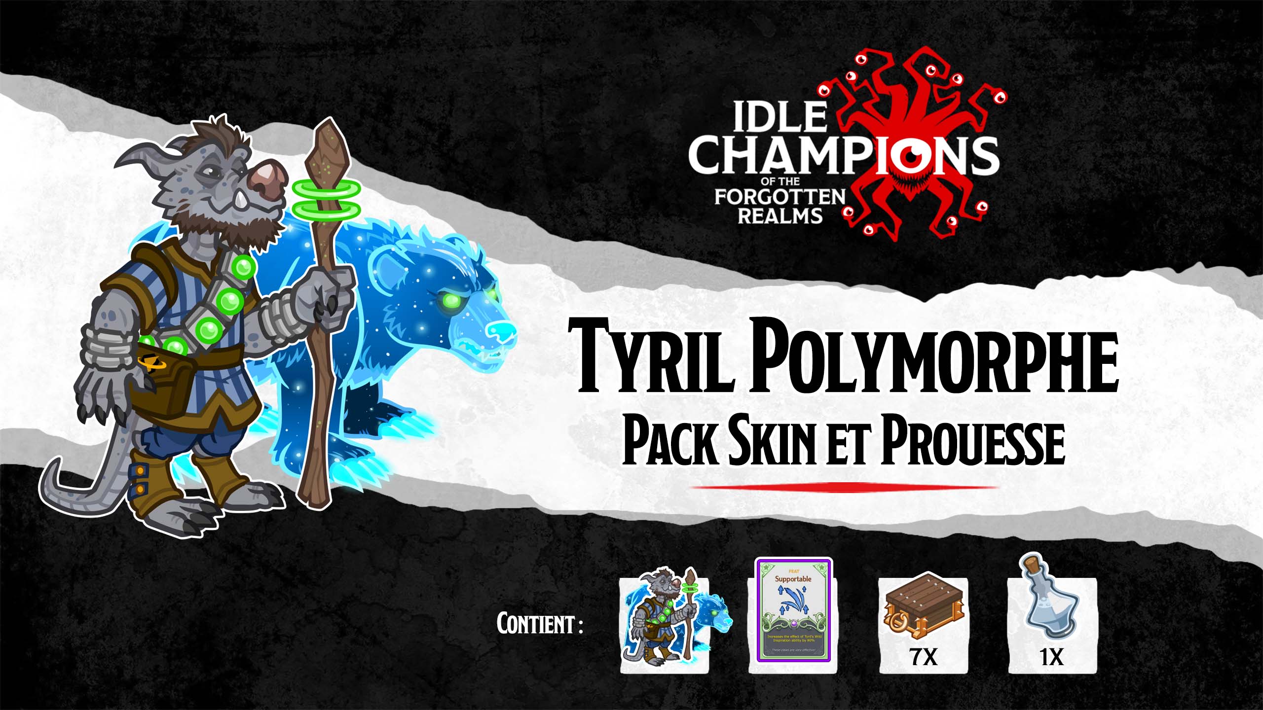 Tyril Polymorphe - Pack Skin et Prouesse - Epic Games Store