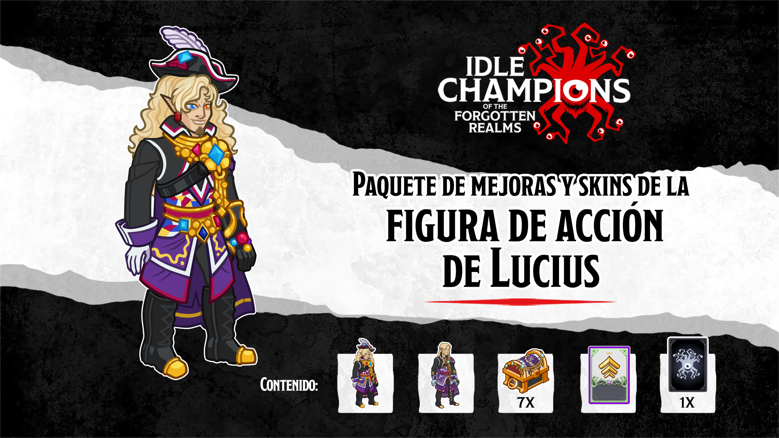Skin y paquete de mejoras de la figura de acción de Lucius - Epic Games ...