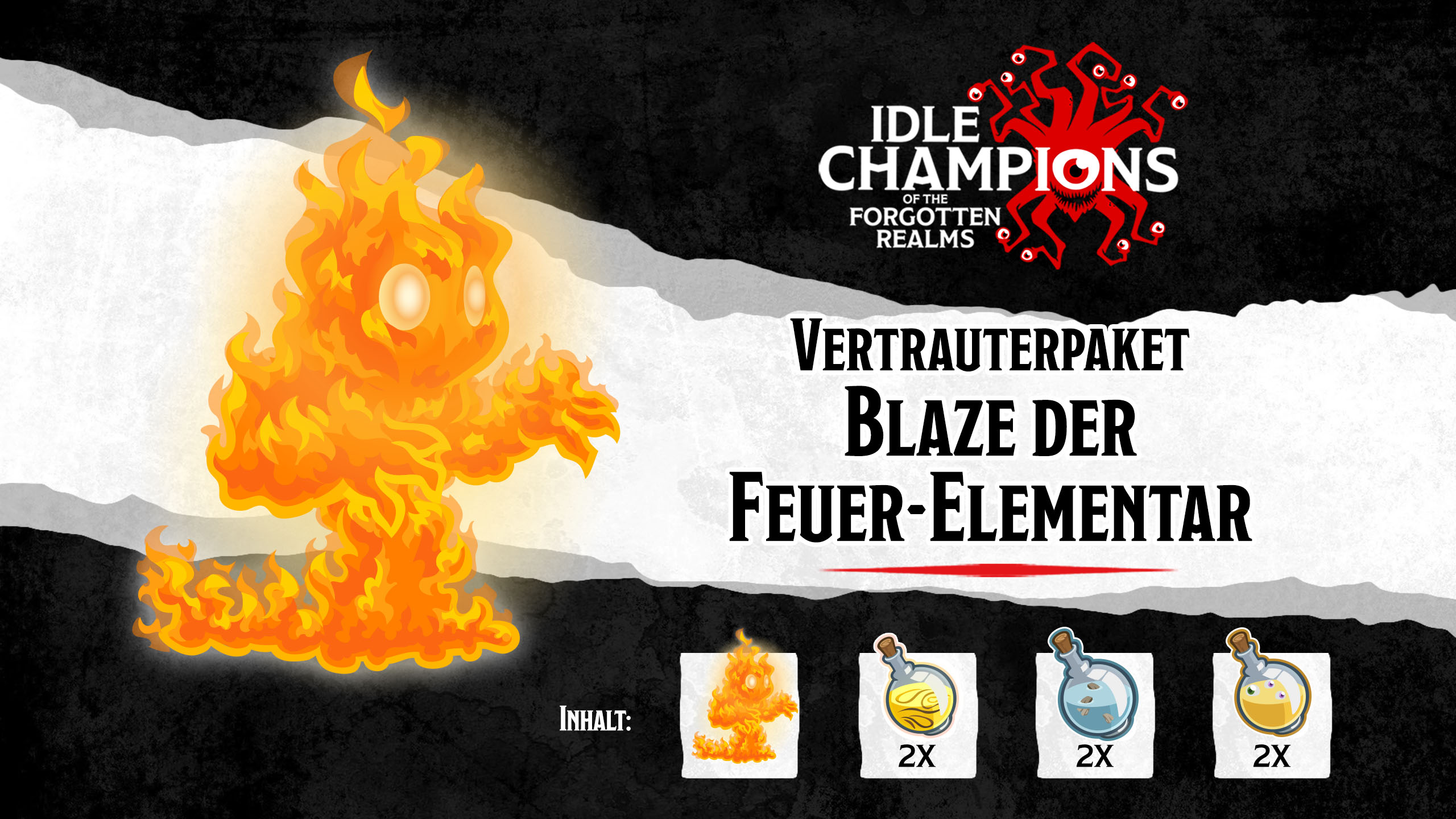 Vertrauterpaket Blaze der Feuer-Elementar – Epic Games Store