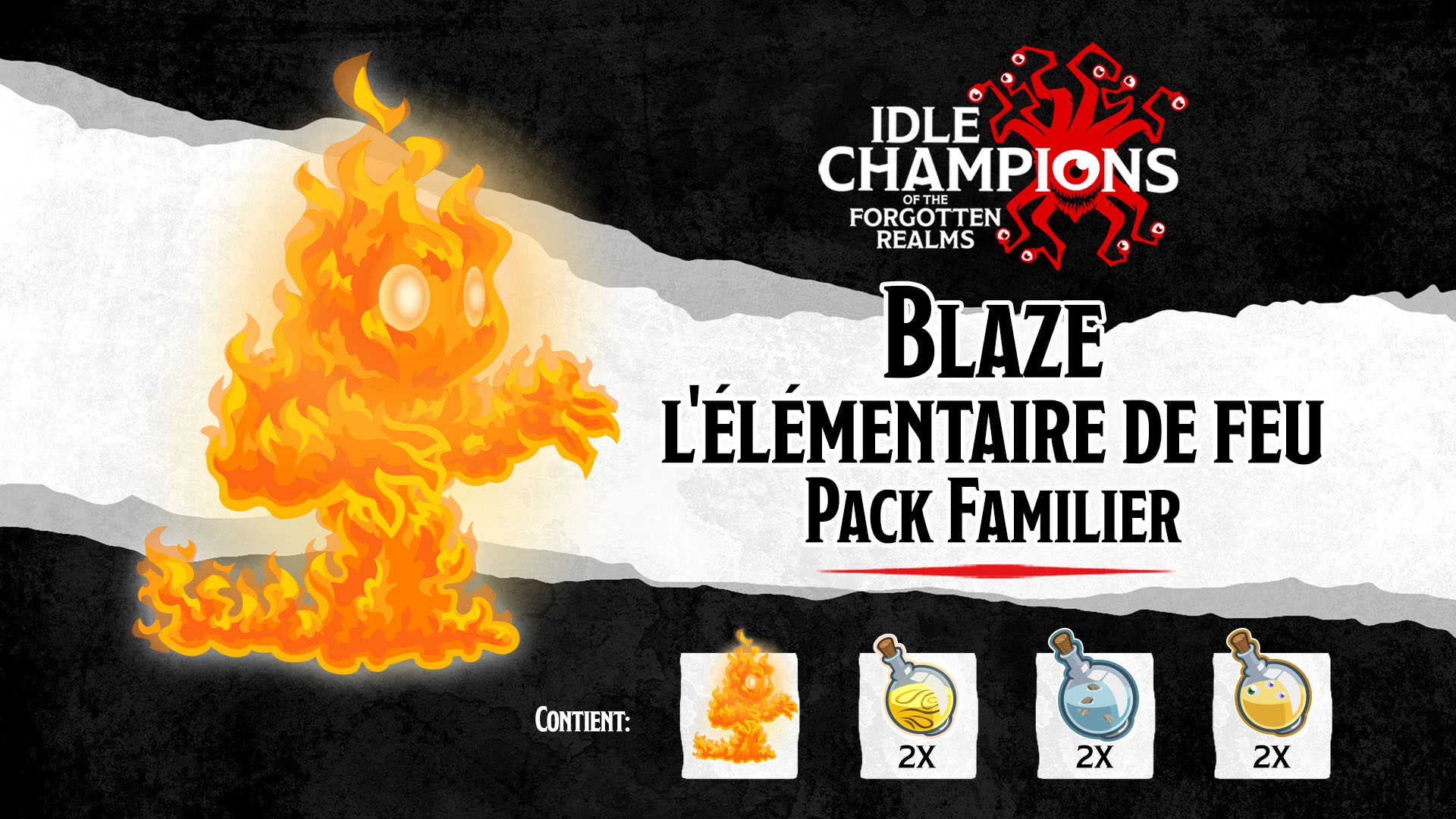 Blaze l'élémentaire de feu - Pack Familier - Epic Games Store