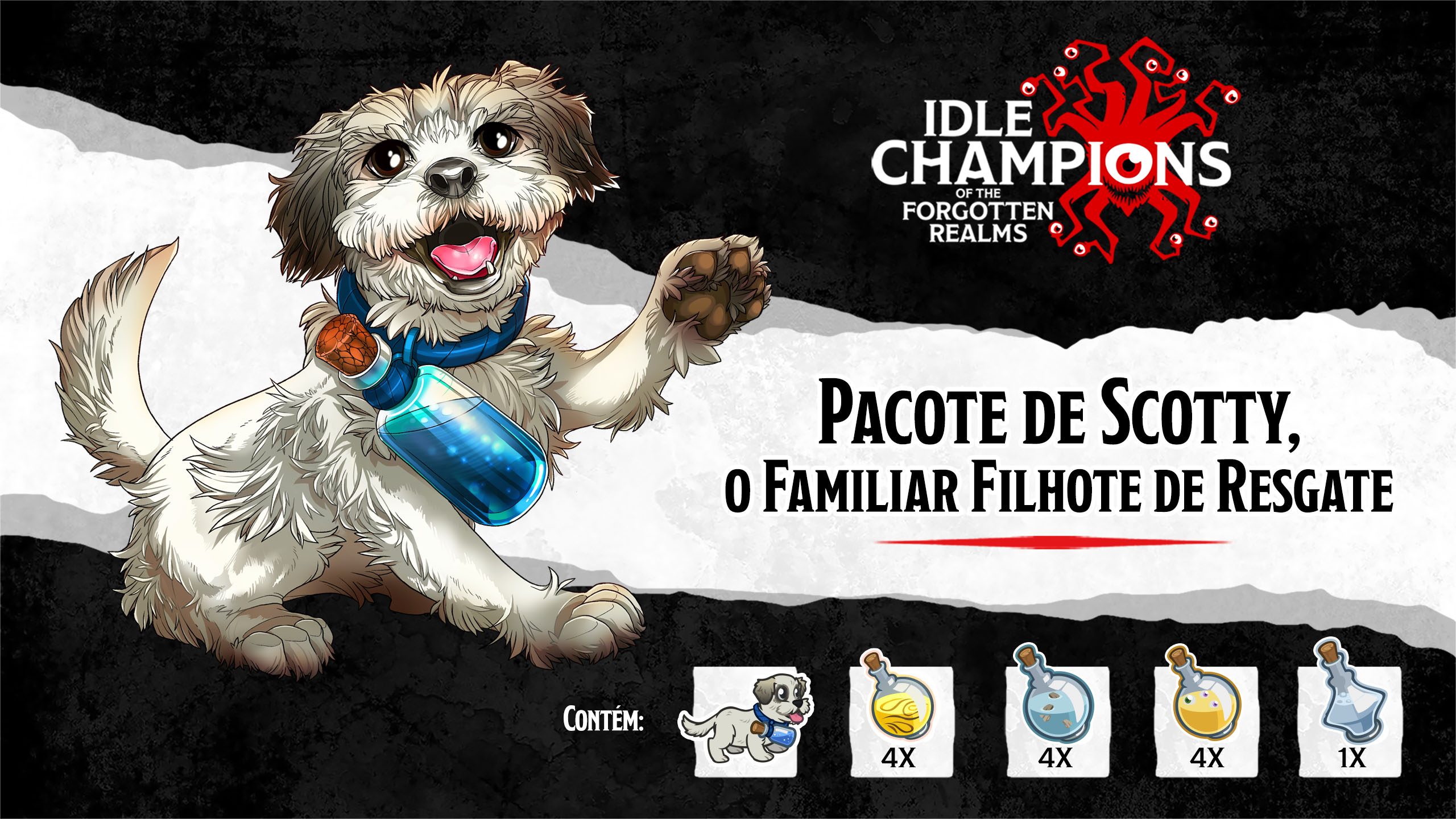 Pacote de Scotty, o Familiar Filhote de Resgate - Epic Games Store