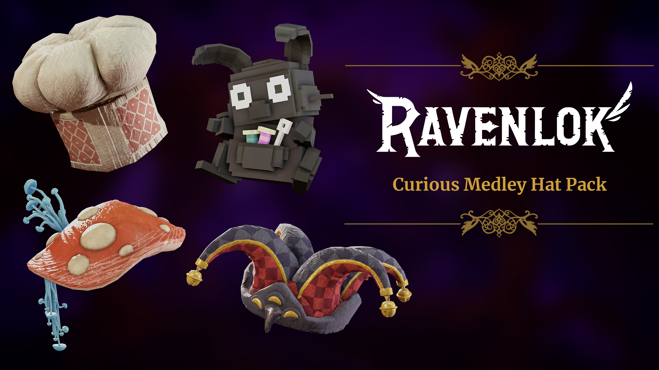 Curious Medley Hat Pack - Epic Games Store