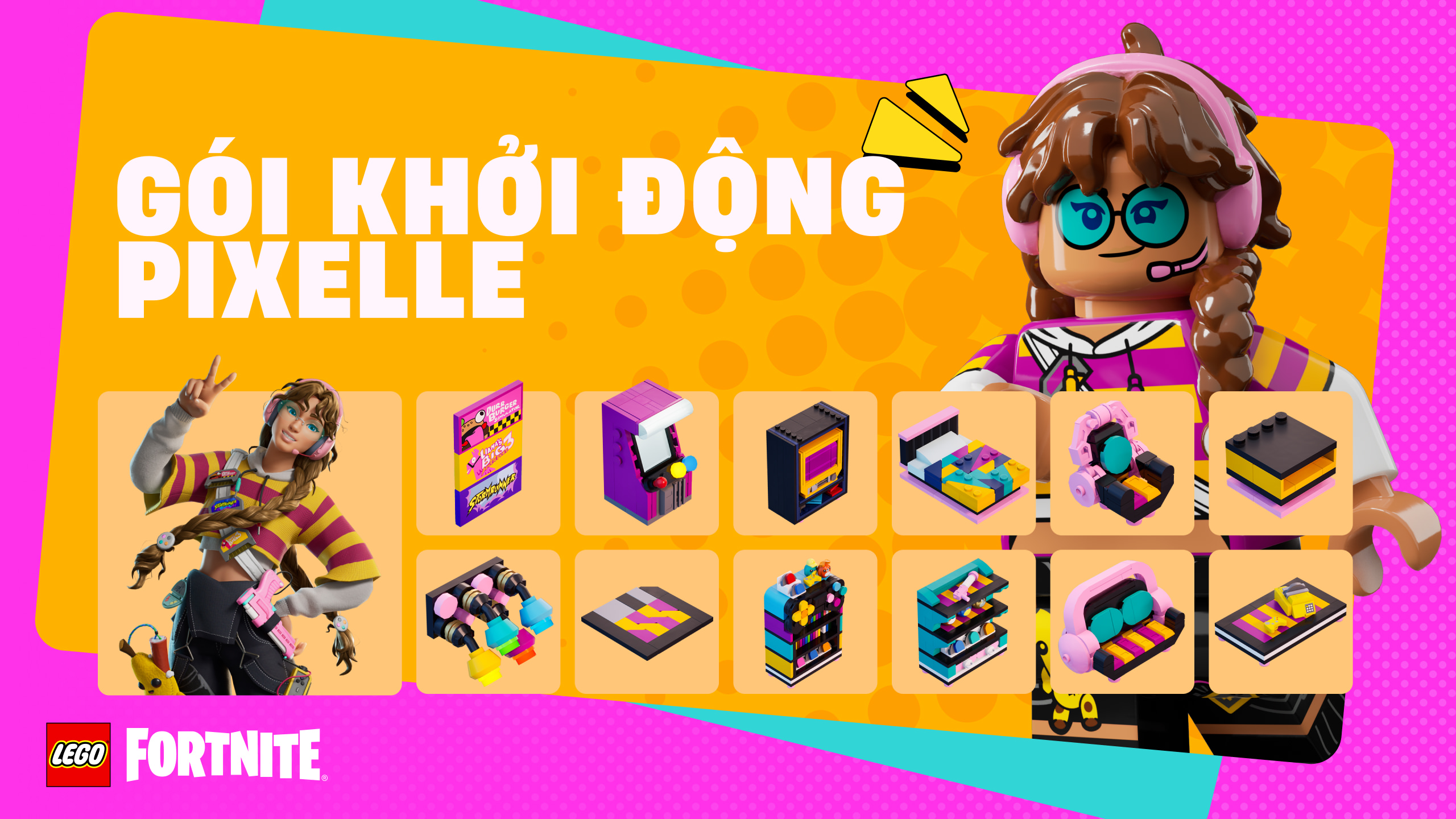 Fortnite - Gói Khởi Động Pixelle – Epic Games Store