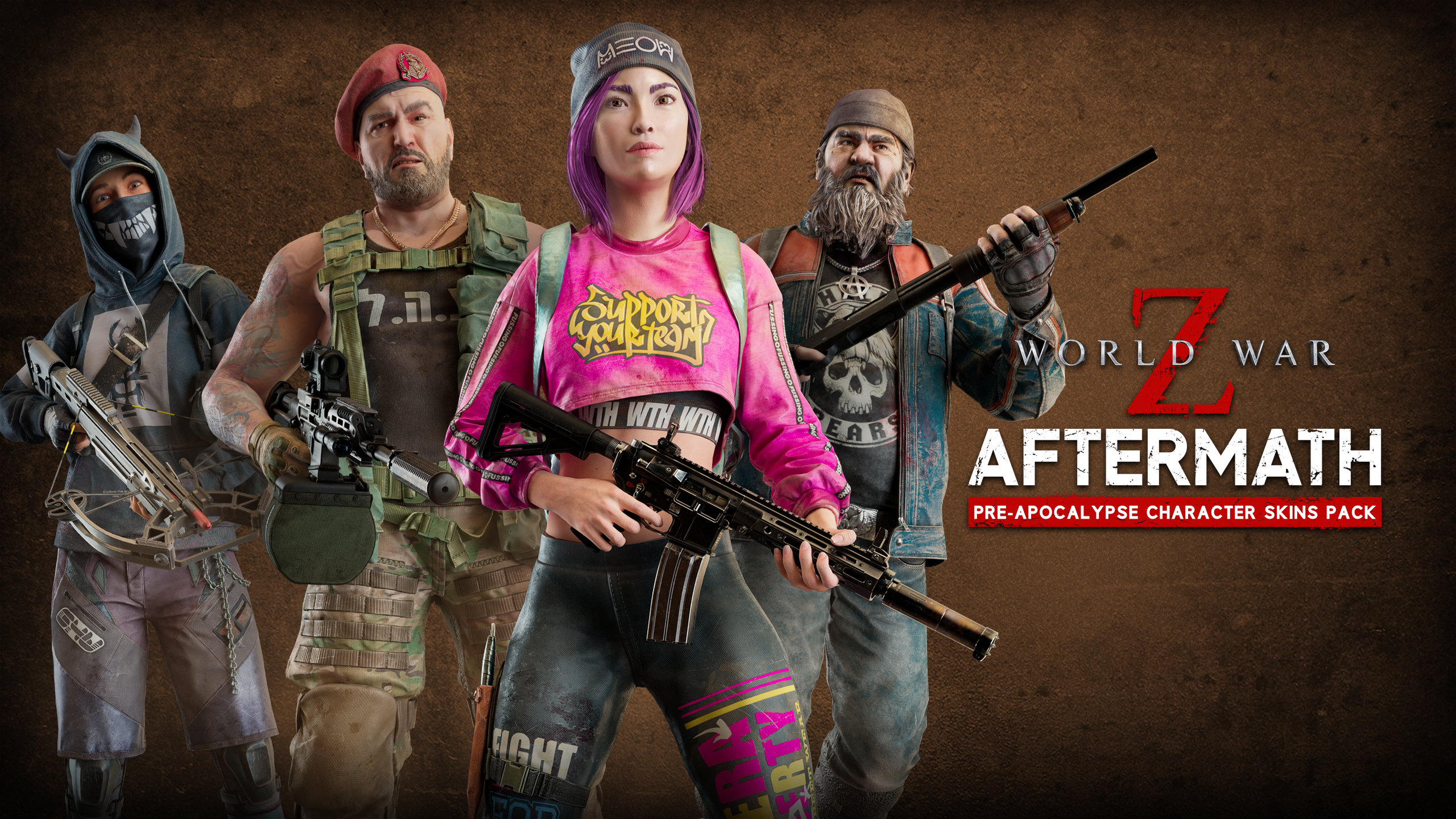 World War Z Aftermath Pre Apocalypse Characters Epic Games Store