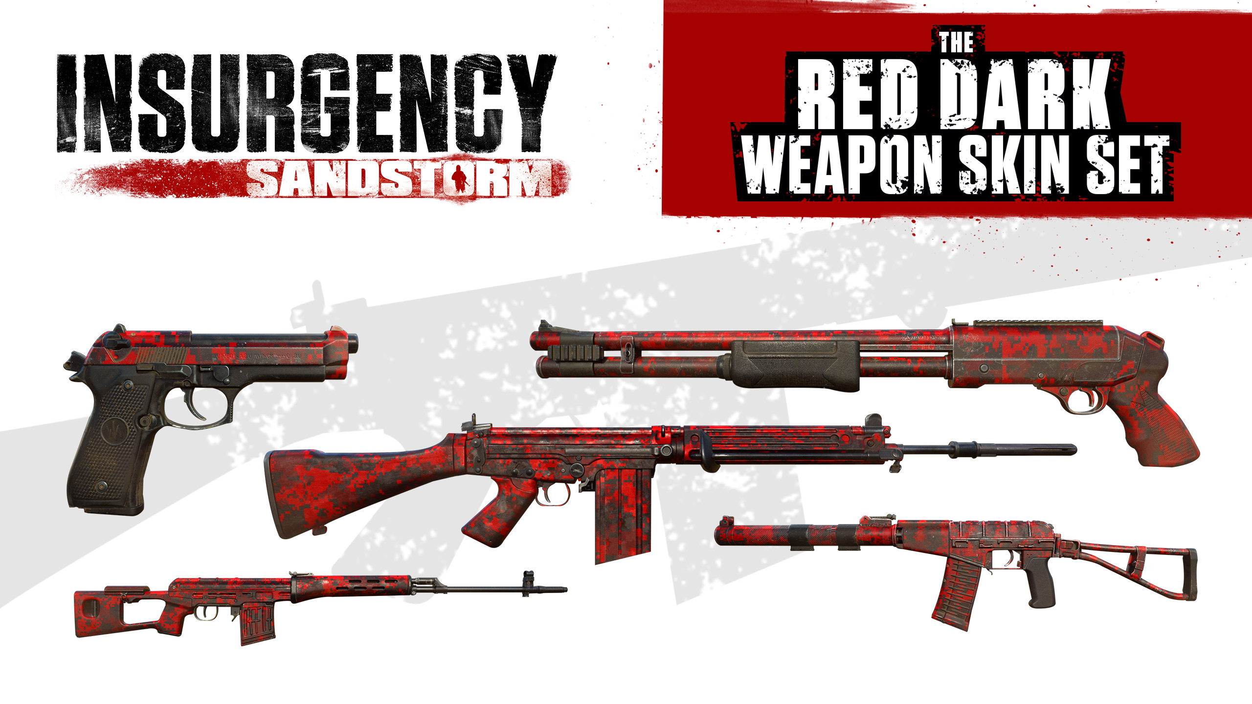 Insurgency: Sandstorm - Red Dark Weapon Skin Set - Epic Games Store