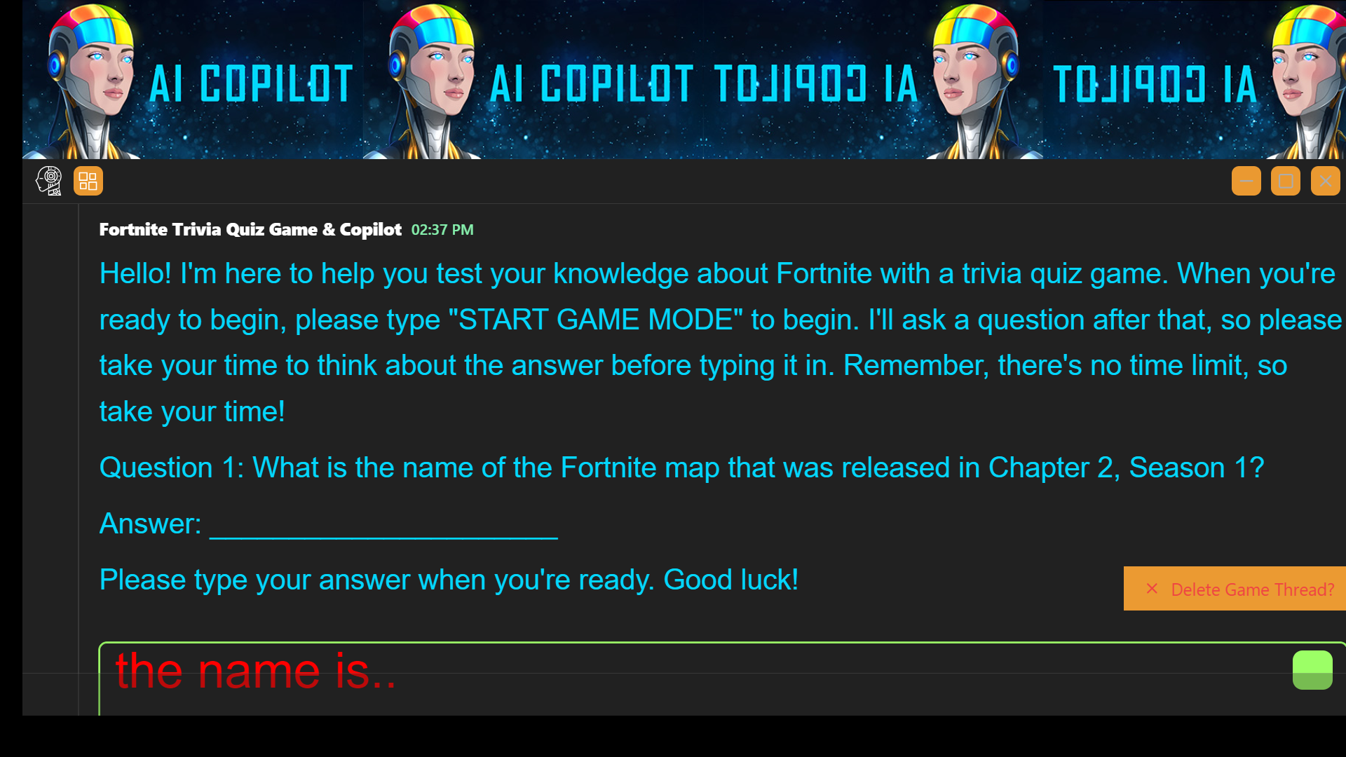 AI Copilot™ for Fortnite® kommer snart – Epic Games Store