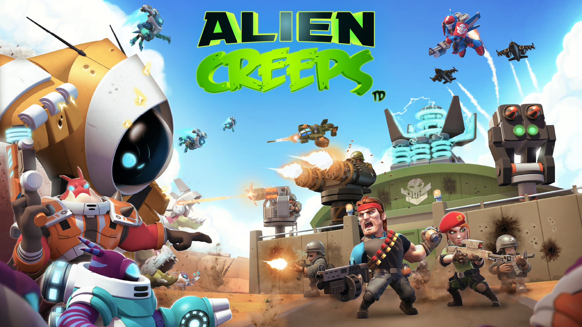 Alien Creeps TD | Изтеглете и играйте безплатно – Epic Games Store