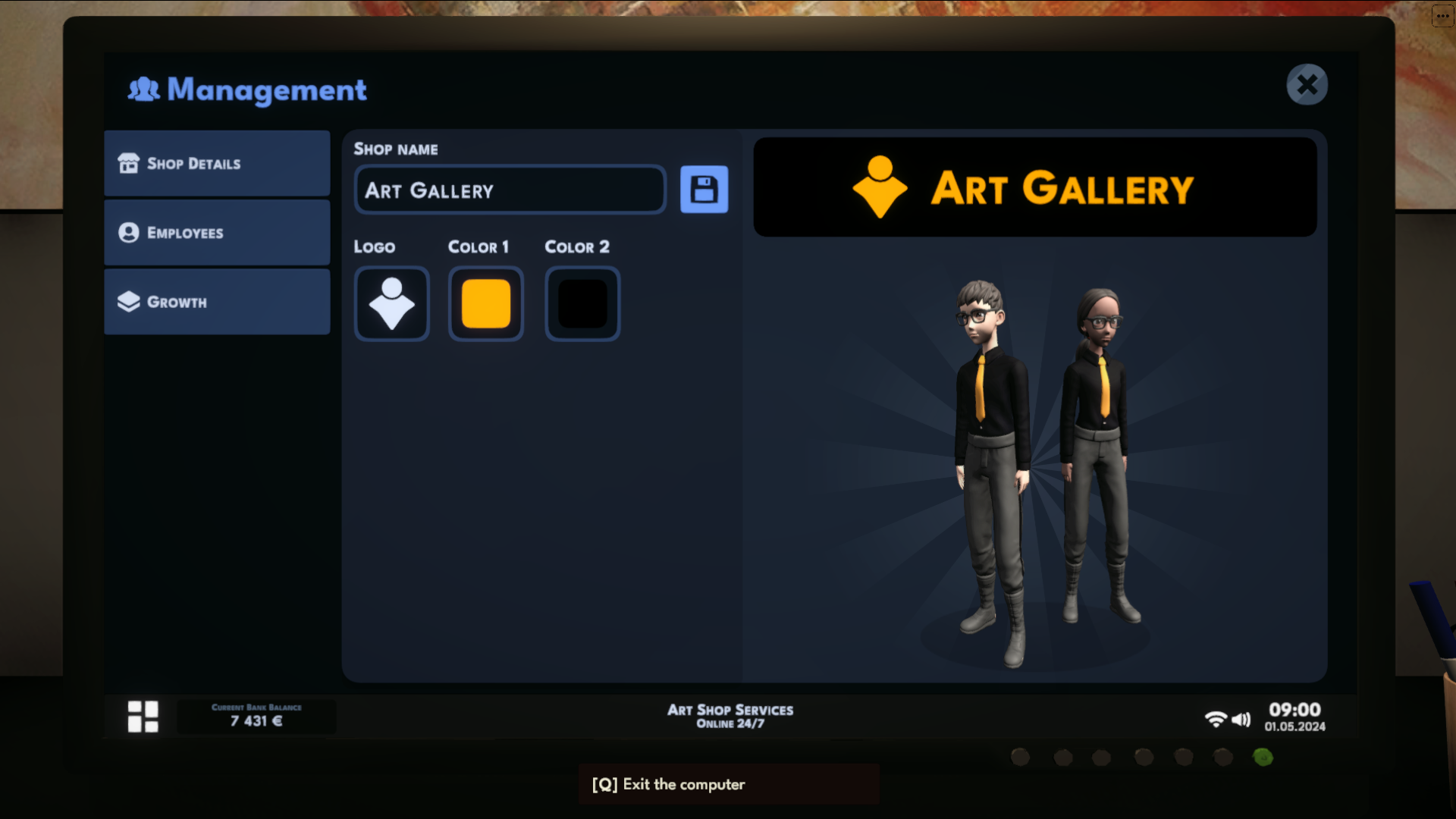 Art Shop Simulator Coming Soon - Epic Games Store