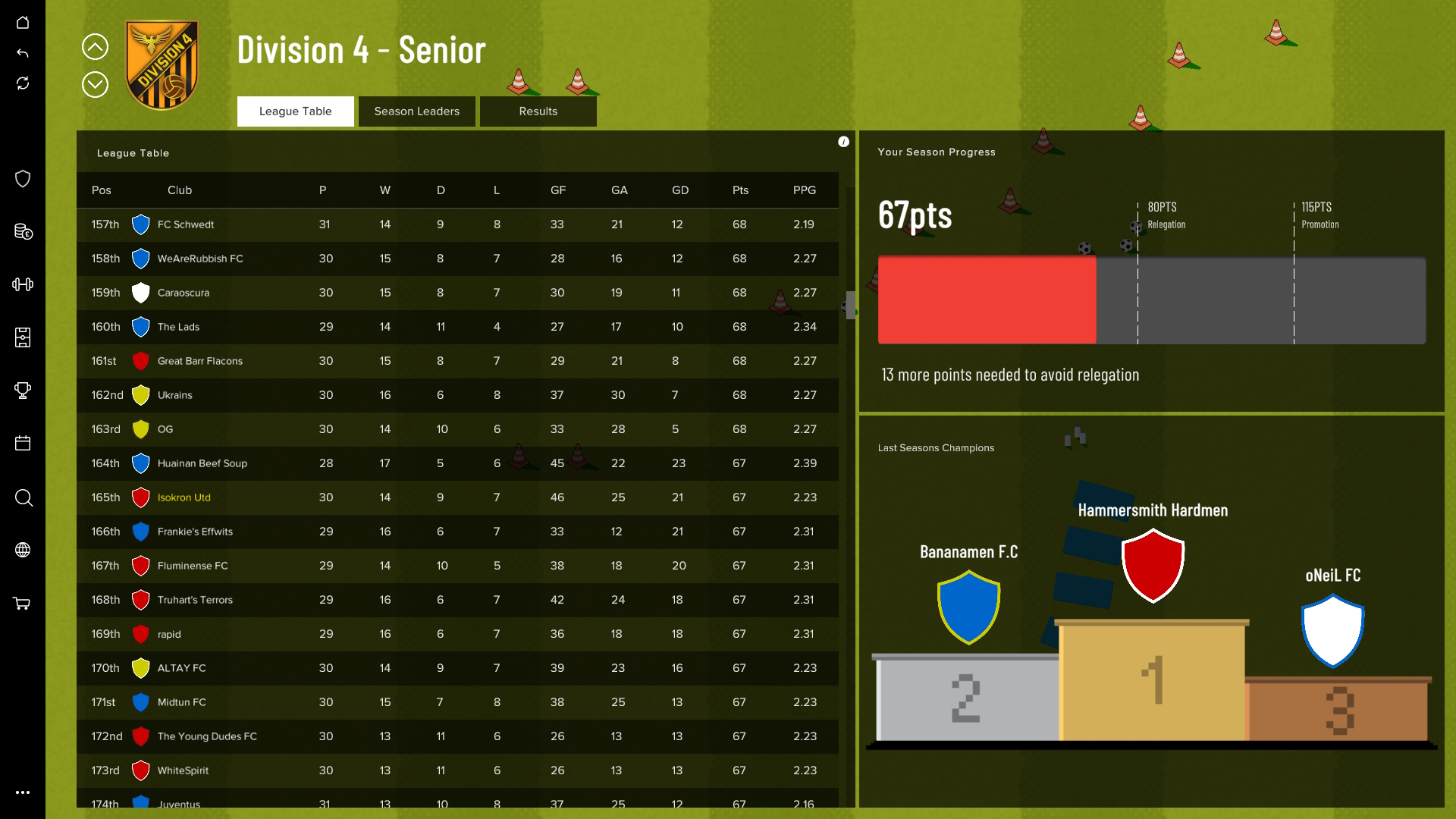 90 Minute Fever - Online Football (Soccer) Manager | Download and Play ...