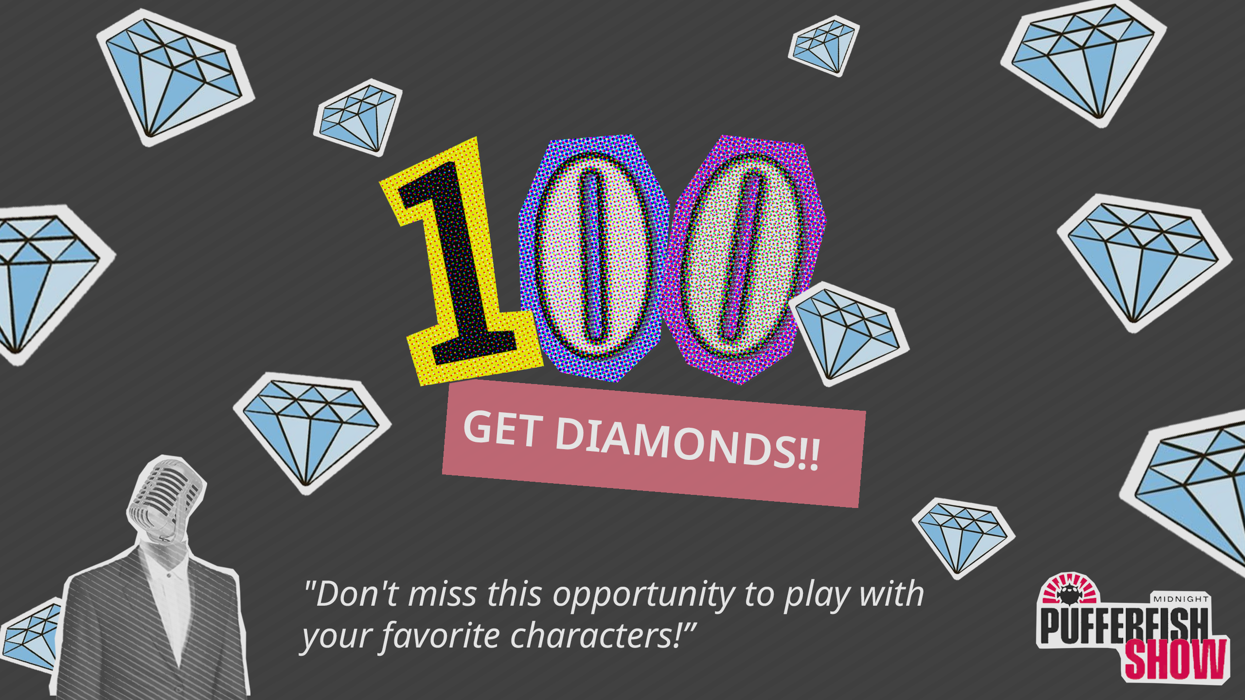 100 Diamonds! เร็วๆ นี้ - Epic Games Store