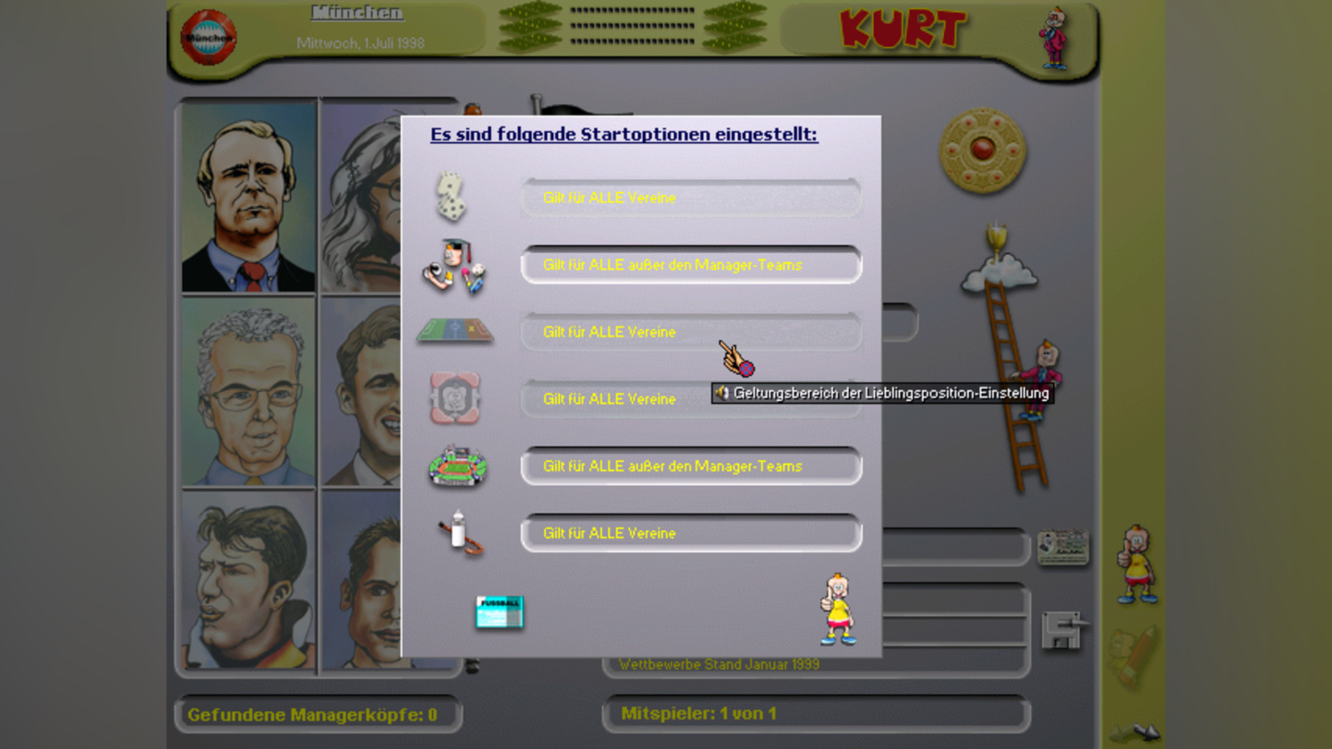 KURT ´99 - THE FOOTBALL MANAGER em breve - Epic Games Store