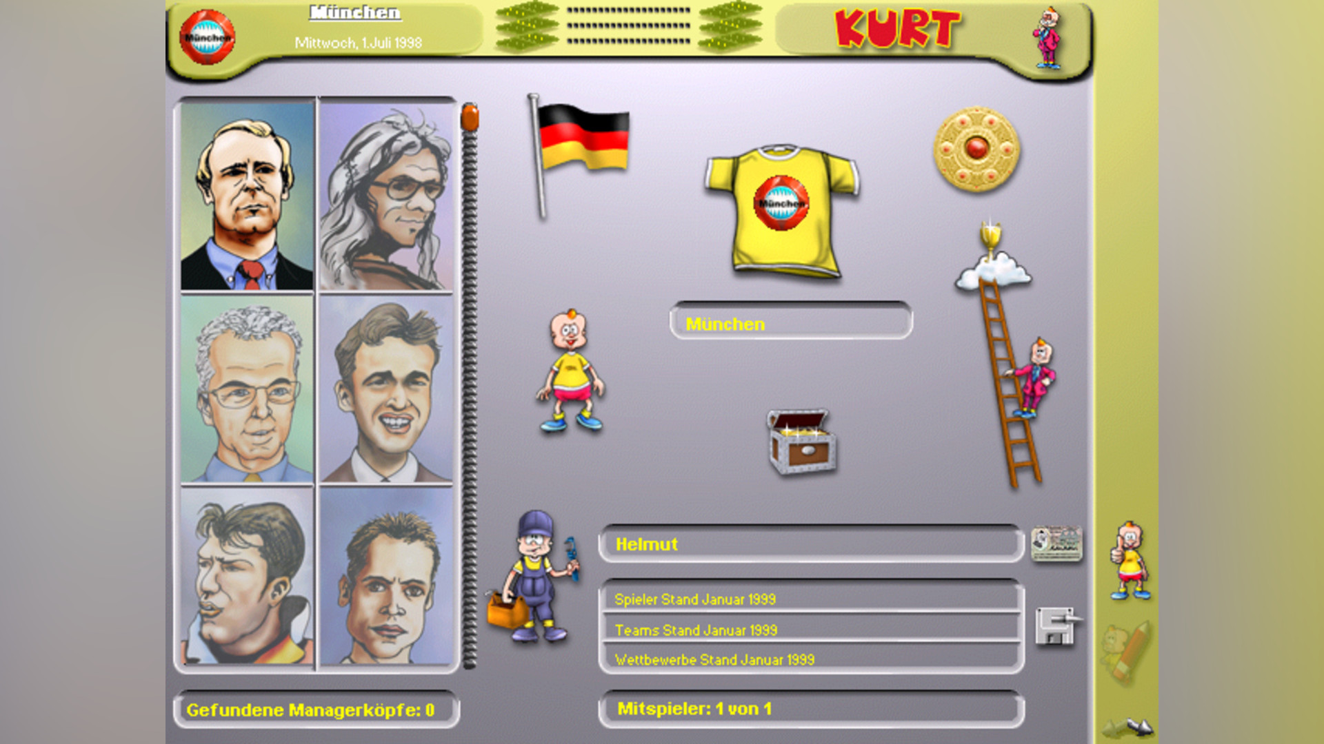 KURT ´99 - THE FOOTBALL MANAGER Coming Soon - Epic Games Store