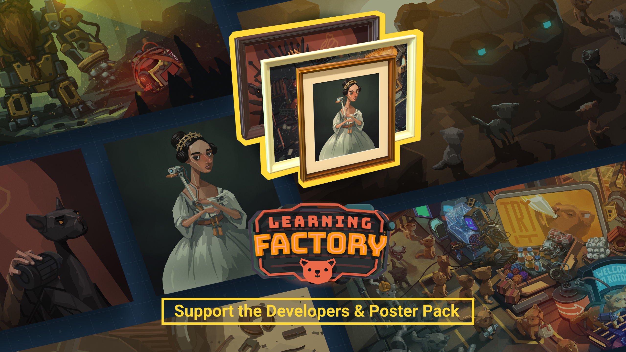 Learning Factory Support the Developers & Poster Pack - Epic Games Store