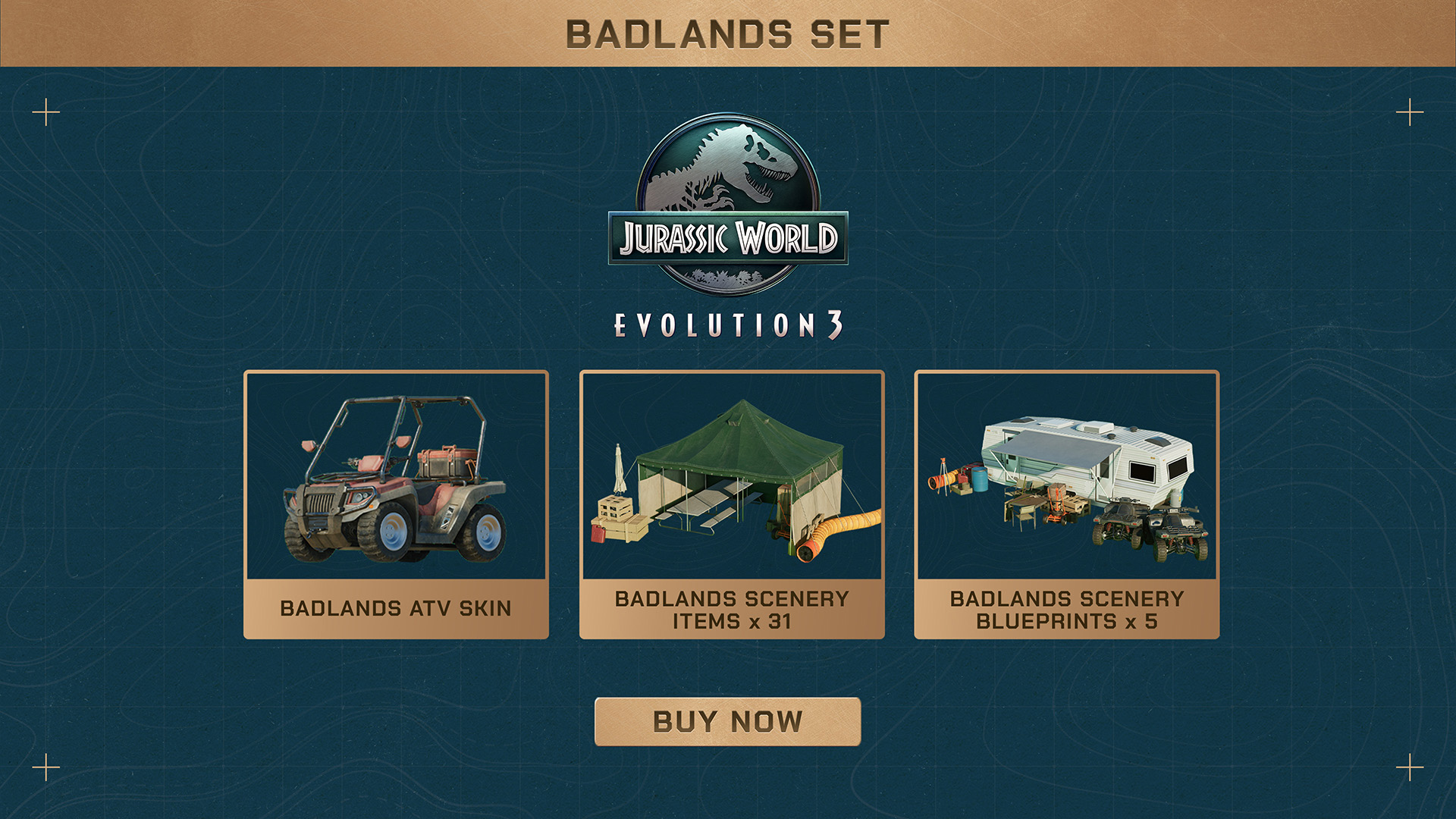 Jurassic World Evolution 3: Badlands Set – Epic Games Store