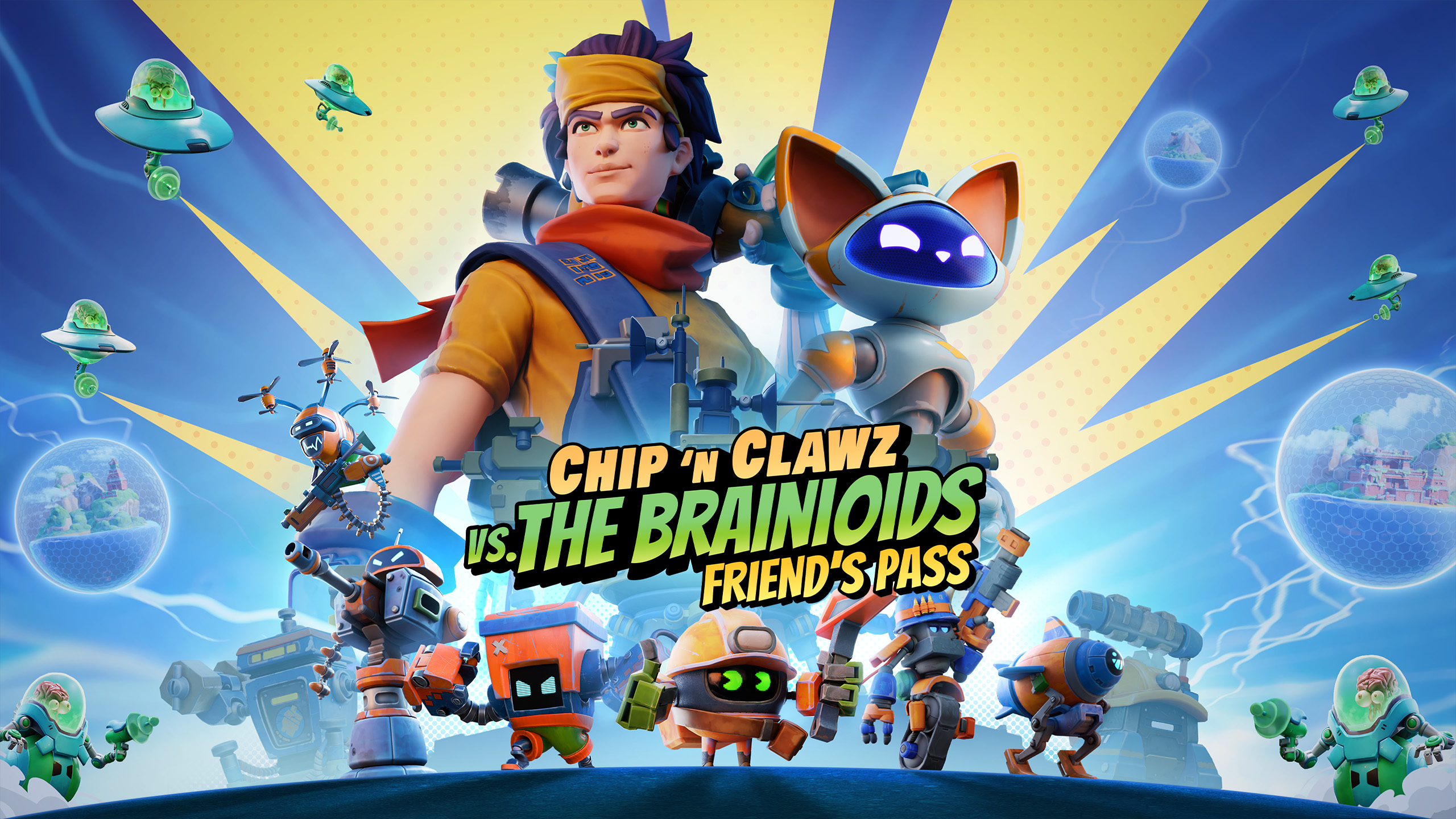 Chip 'N Clawz vs The Brainioids | ดาวน์โหลดและเล่นฟรี - Epic Games Store