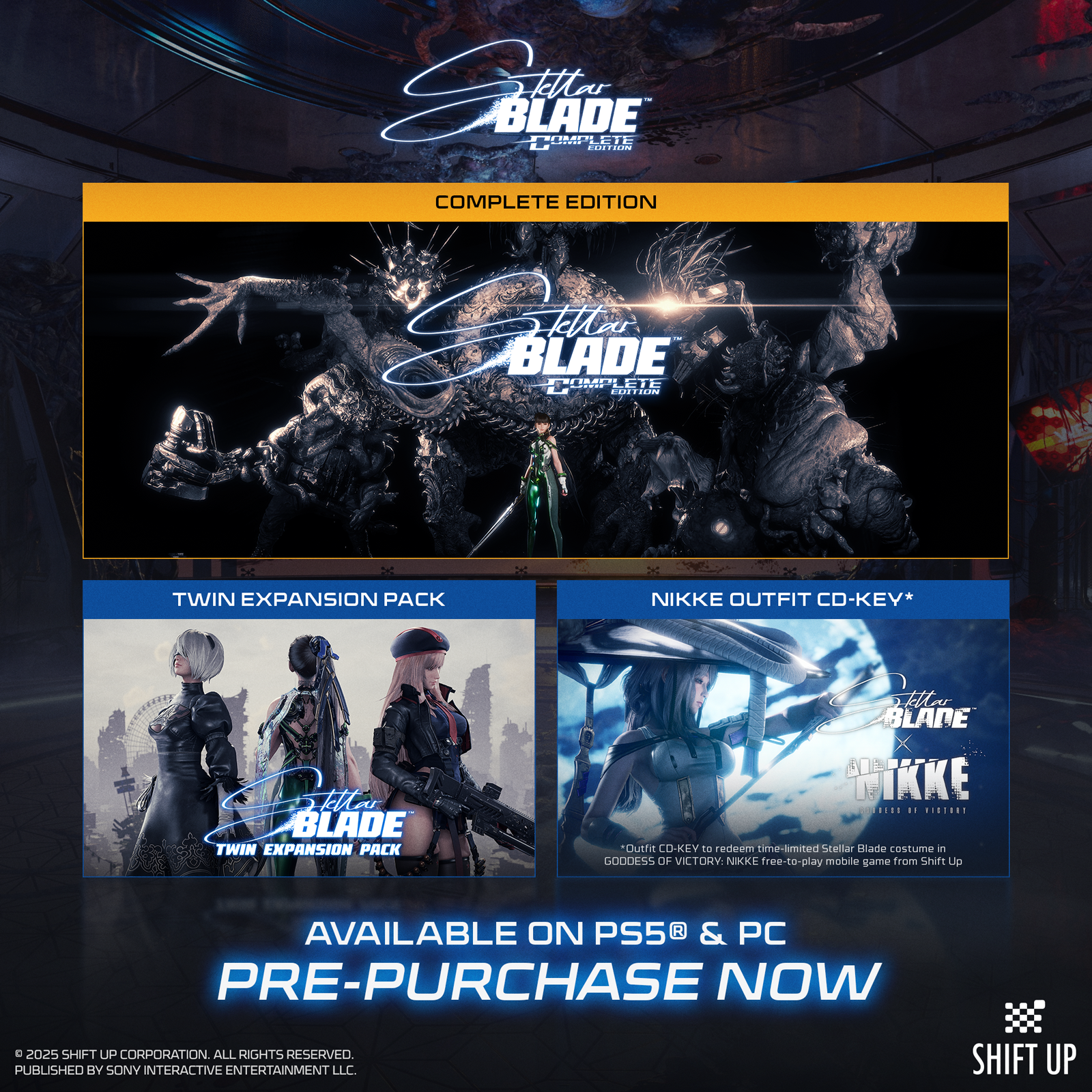 Оформите предпокупку и предзаказ Полное издание Stellar Blade™ — Epic Games Store