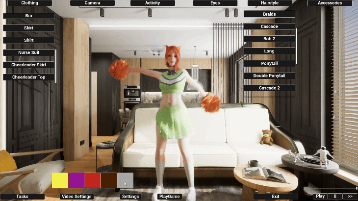 Virtual Girlfriend Lia - Cheerleader Girl - Epic Games Store