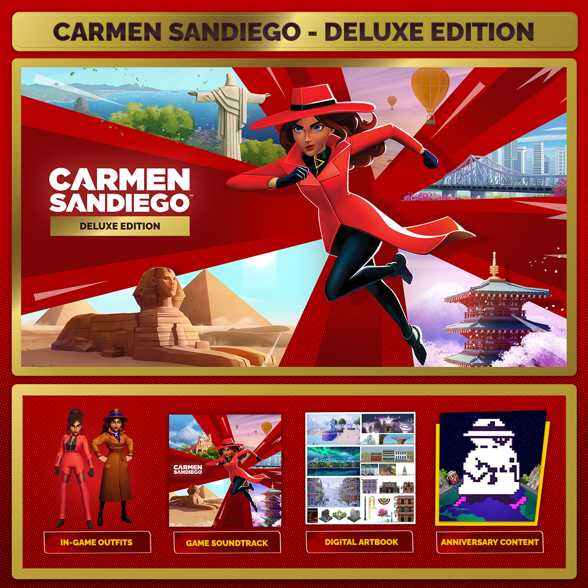 DLC Carmen Sandiego Édition de luxe bientôt sur l'Epic Games Store