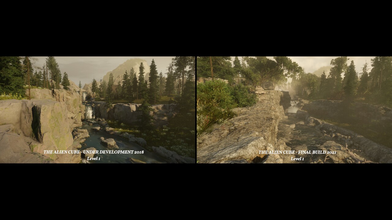 The Alien Cube - Behind the scenes - Epic Games Store