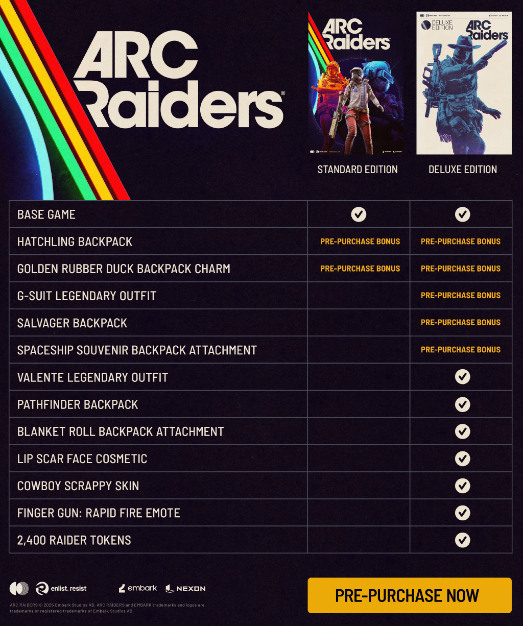 ARC Raiders édition Deluxe bientôt sur l'Epic Games Store