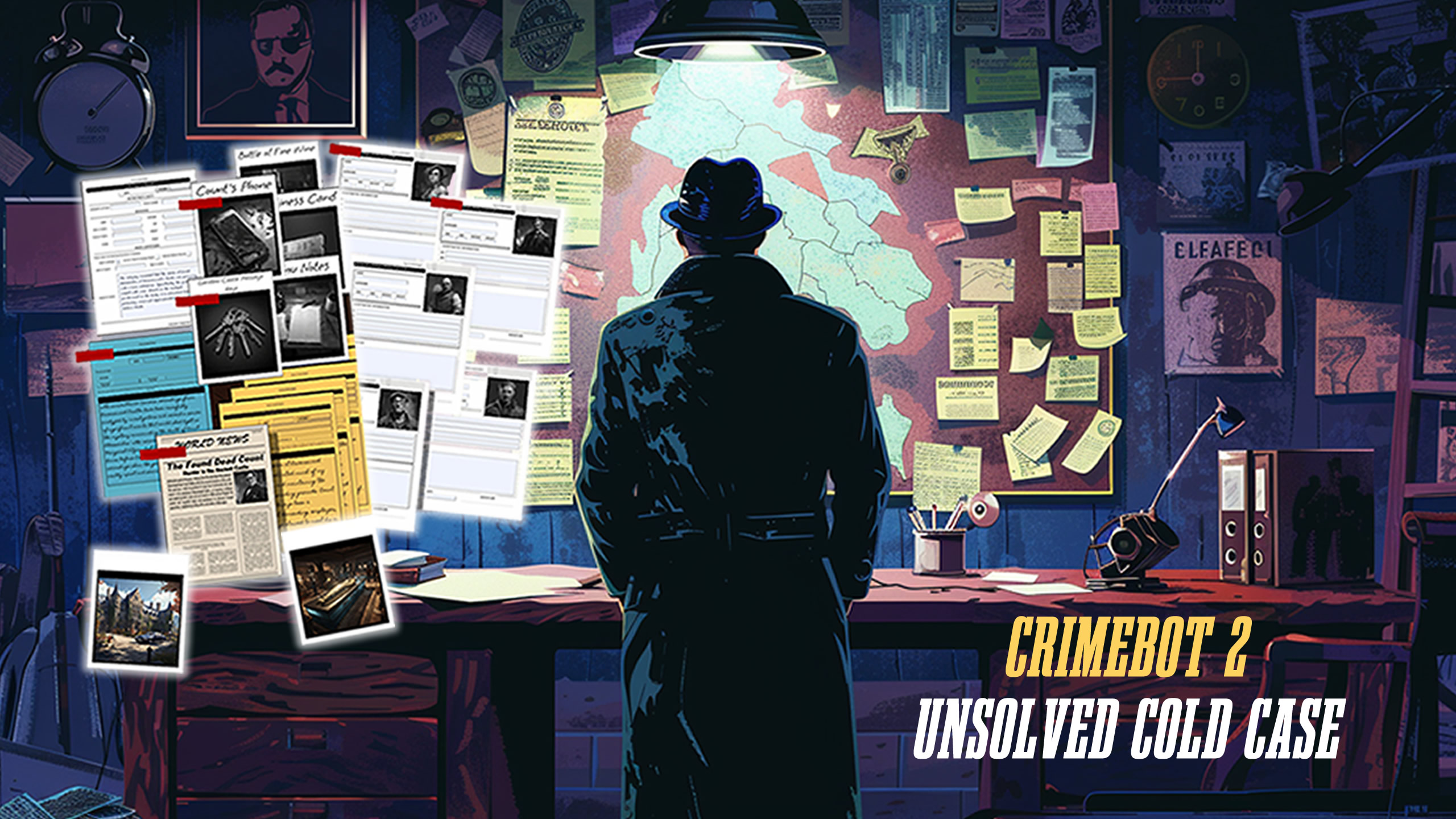 CrimeBot 2: Unsolved Cold Case | ดาวน์โหลดและซื้อวันนี้ - Epic Games Store