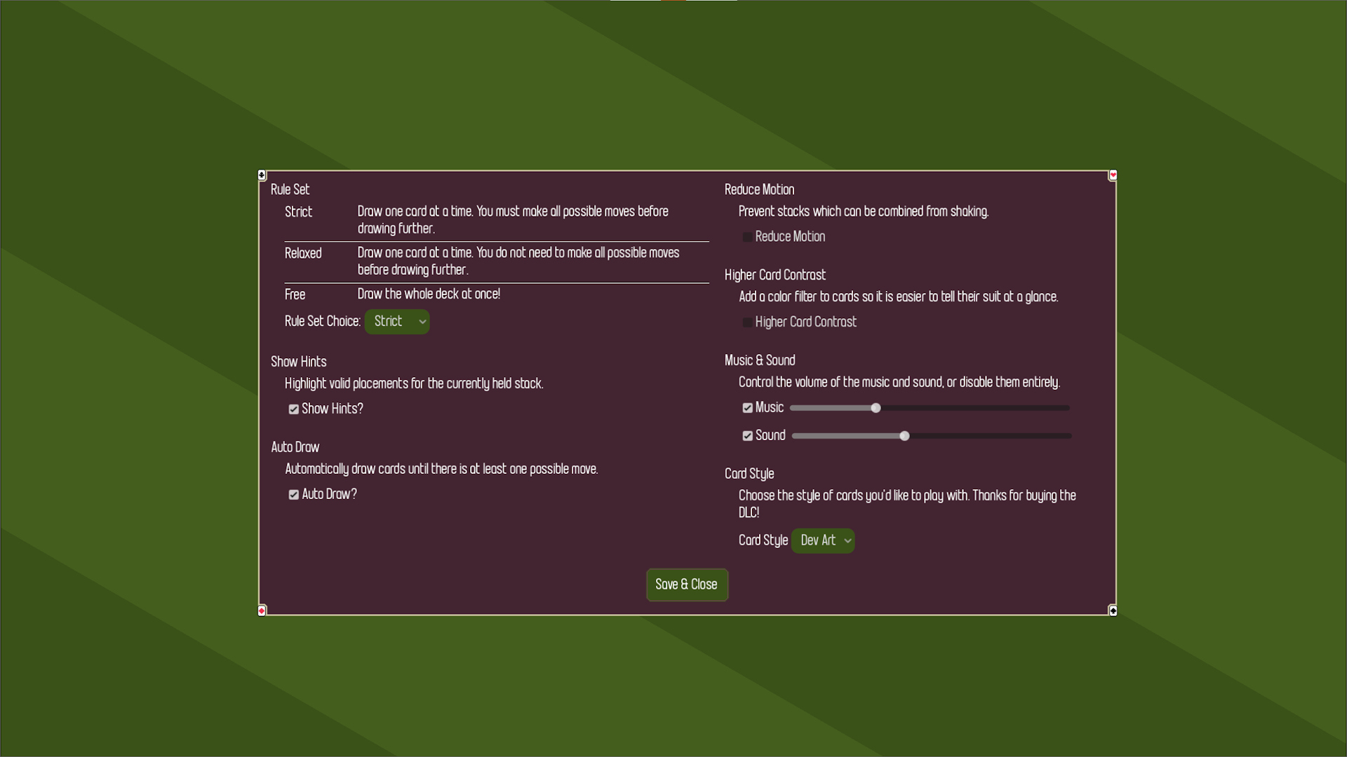 Accoordion Solitaire - Developer Art Deck - Epic Games Store
