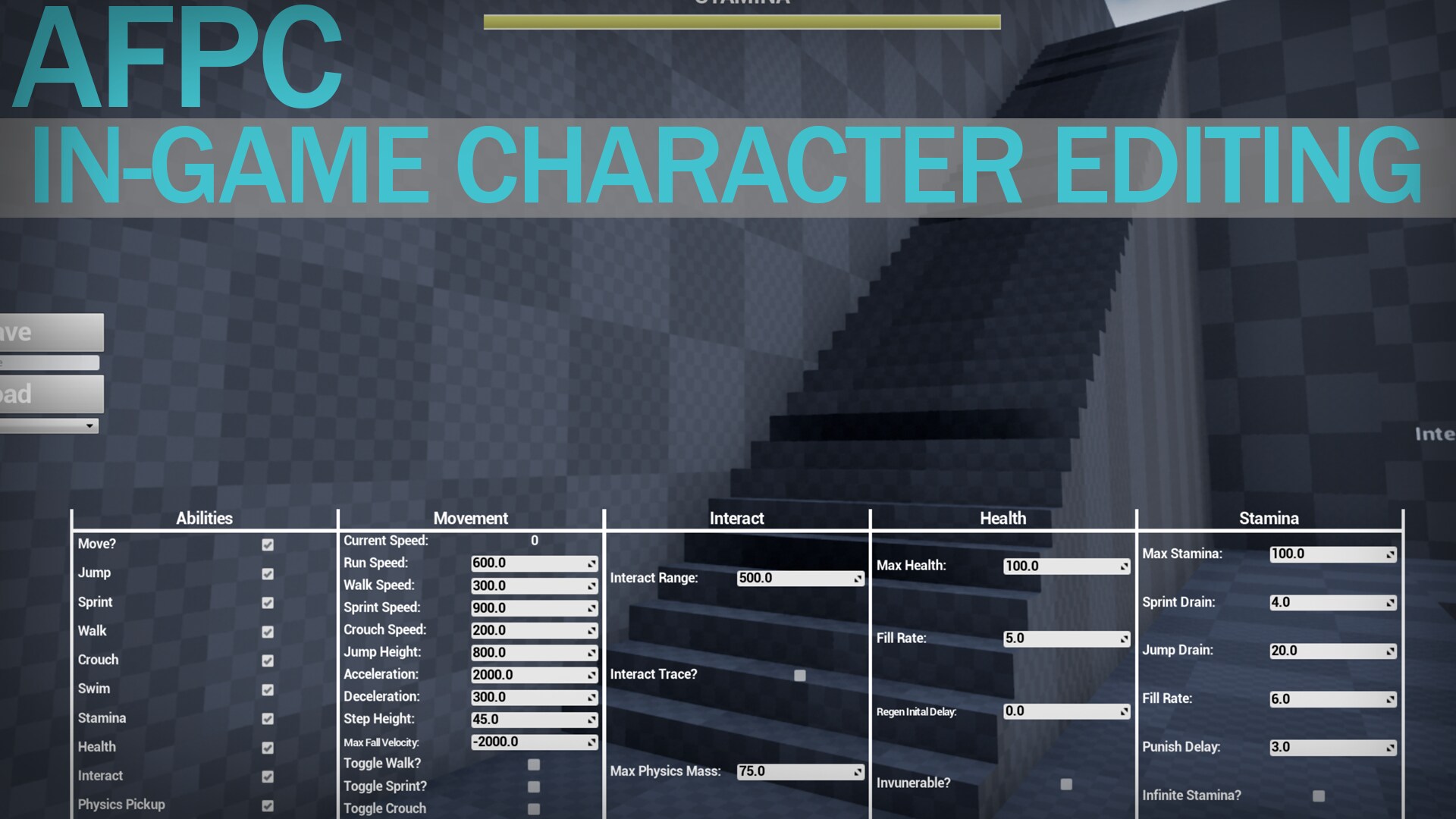 Advanced First Person Character in Blueprints - UE Marketplace