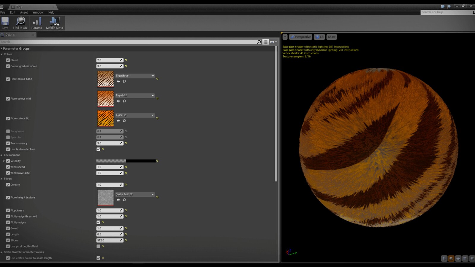 Advanced Fur Shader in Materials - UE Marketplace