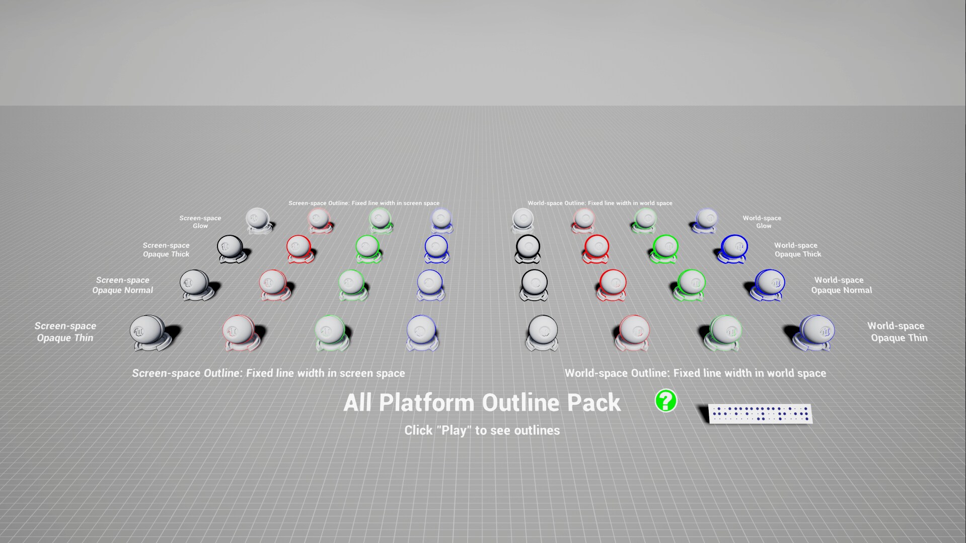 All Platform Outline Pack in Visual Effects - UE Marketplace