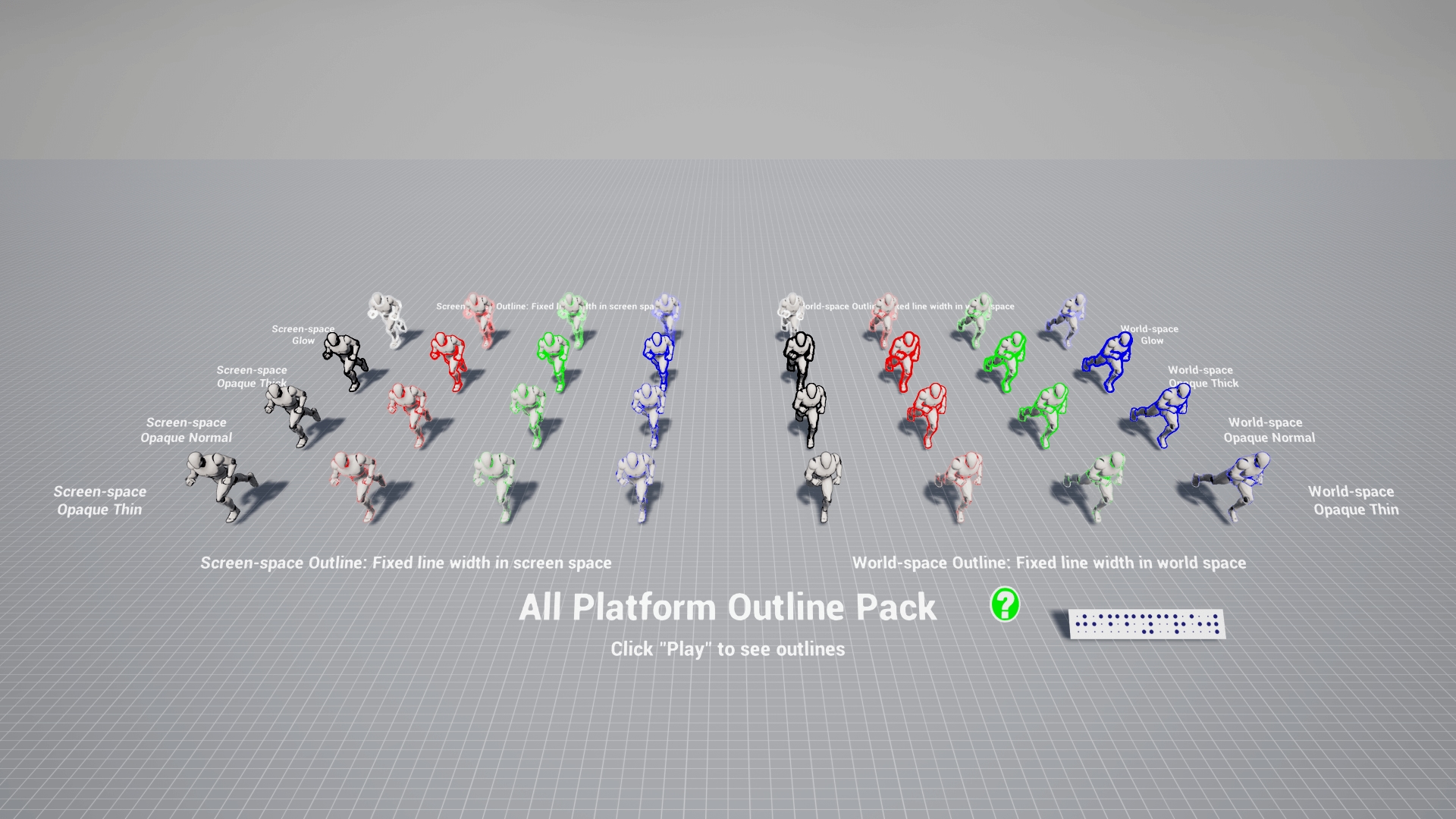 All Platform Outline Pack in Visual Effects - UE Marketplace
