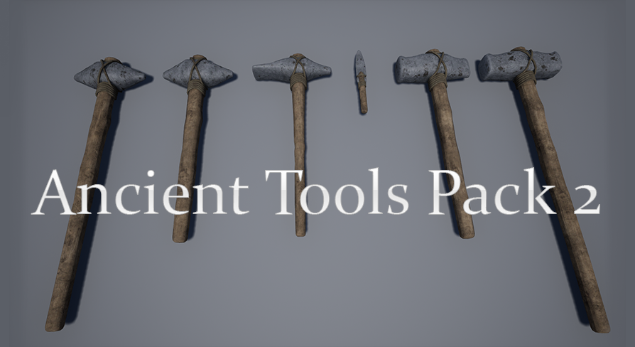 Ancient Tools Pack 2, 카테고리 소품 - UE 마켓플레이스
