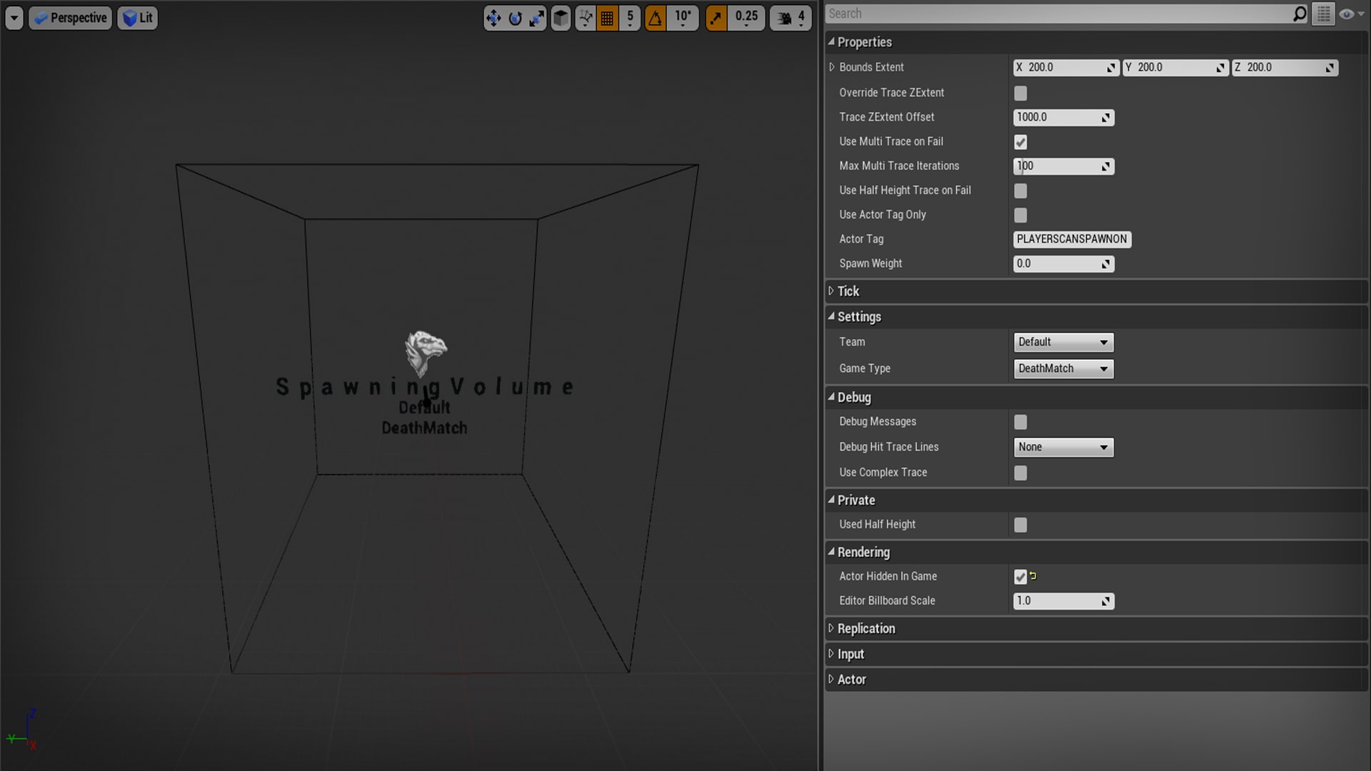 BP Spawning Volumes in Blueprints - UE Marketplace