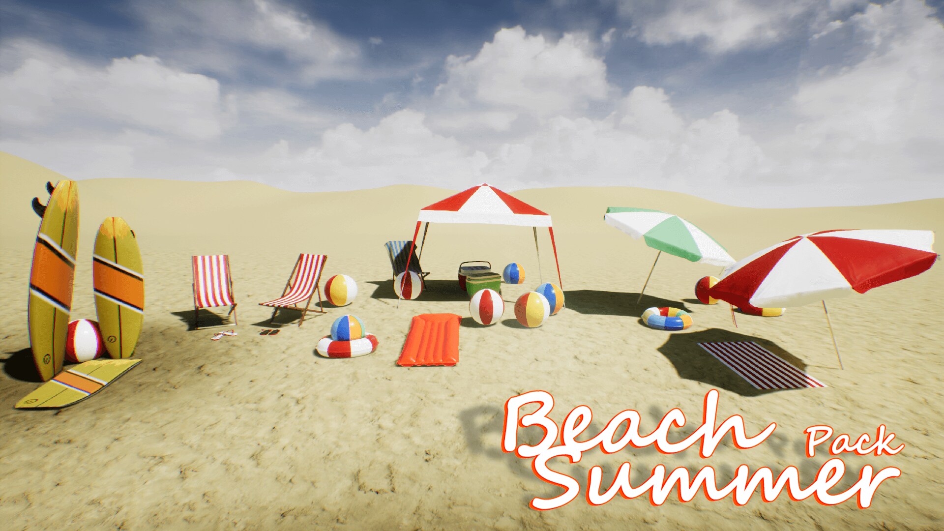 Beach Summer Pack – ASSET CLOUD