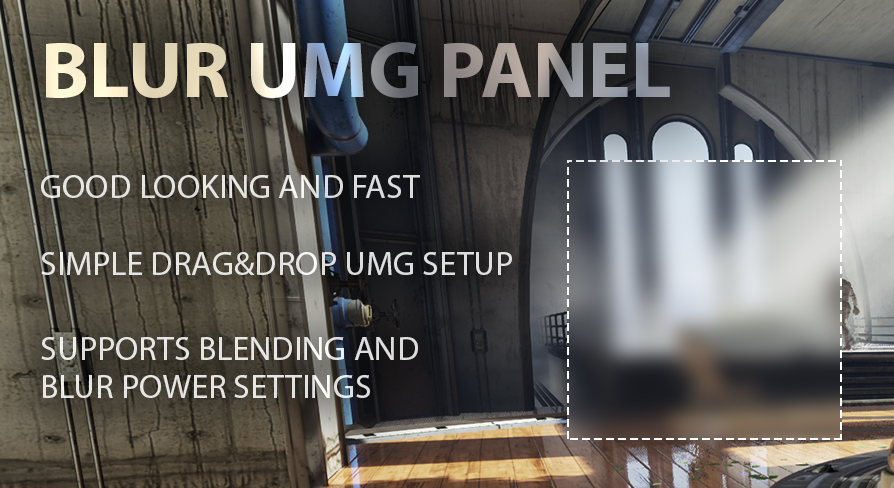 Blur UMG Panel：ブループリント - UE マーケットプレイス