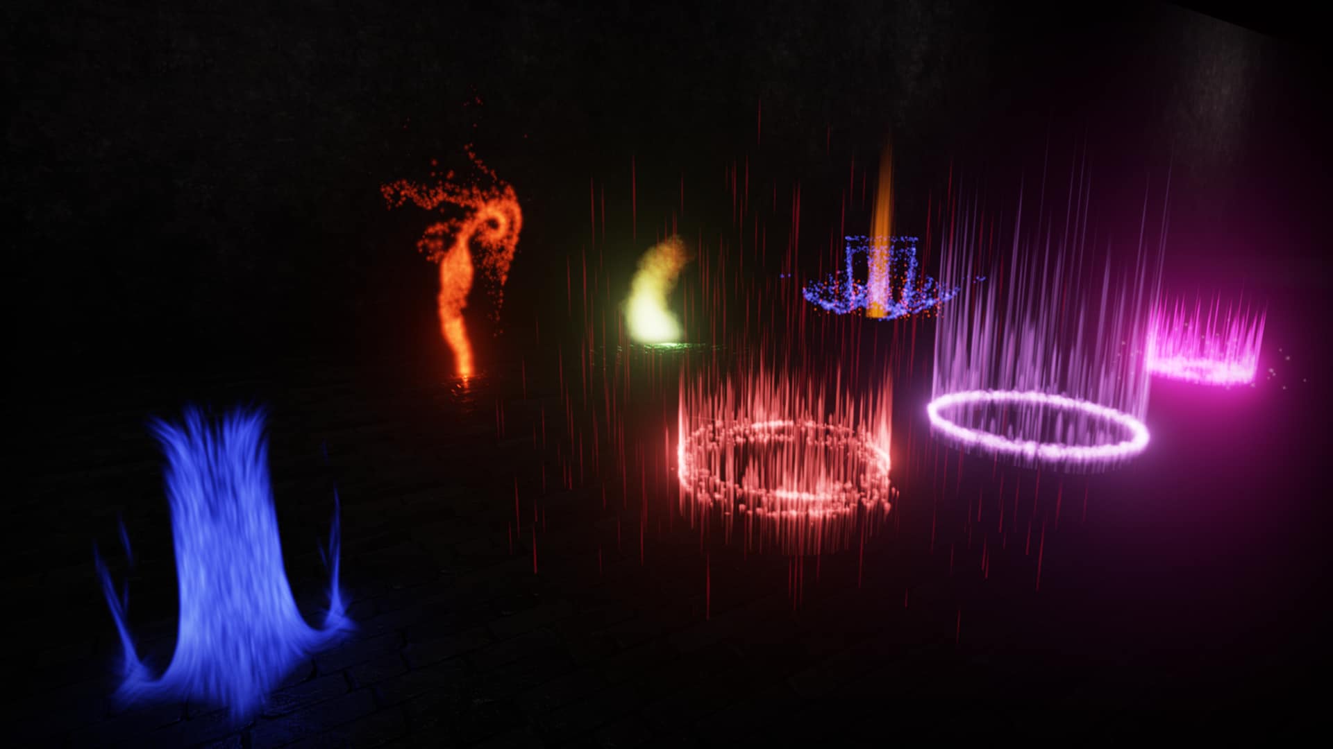 在特效创建的Vector Field Magic Effects - 虚幻引擎商城