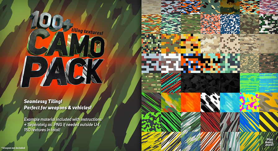 Camouflage Texture Pack JOYRIDE Camo Vector Textures Design Pack