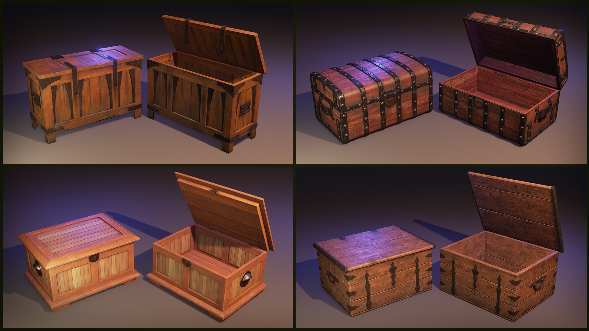 Animated Chests Pack in Props - UE Marketplace