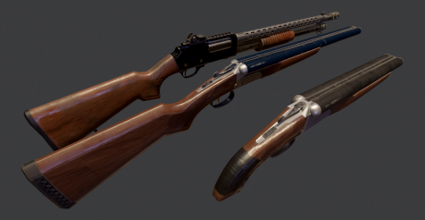 Classic Shotgun Pack in Weapons - UE Marketplace