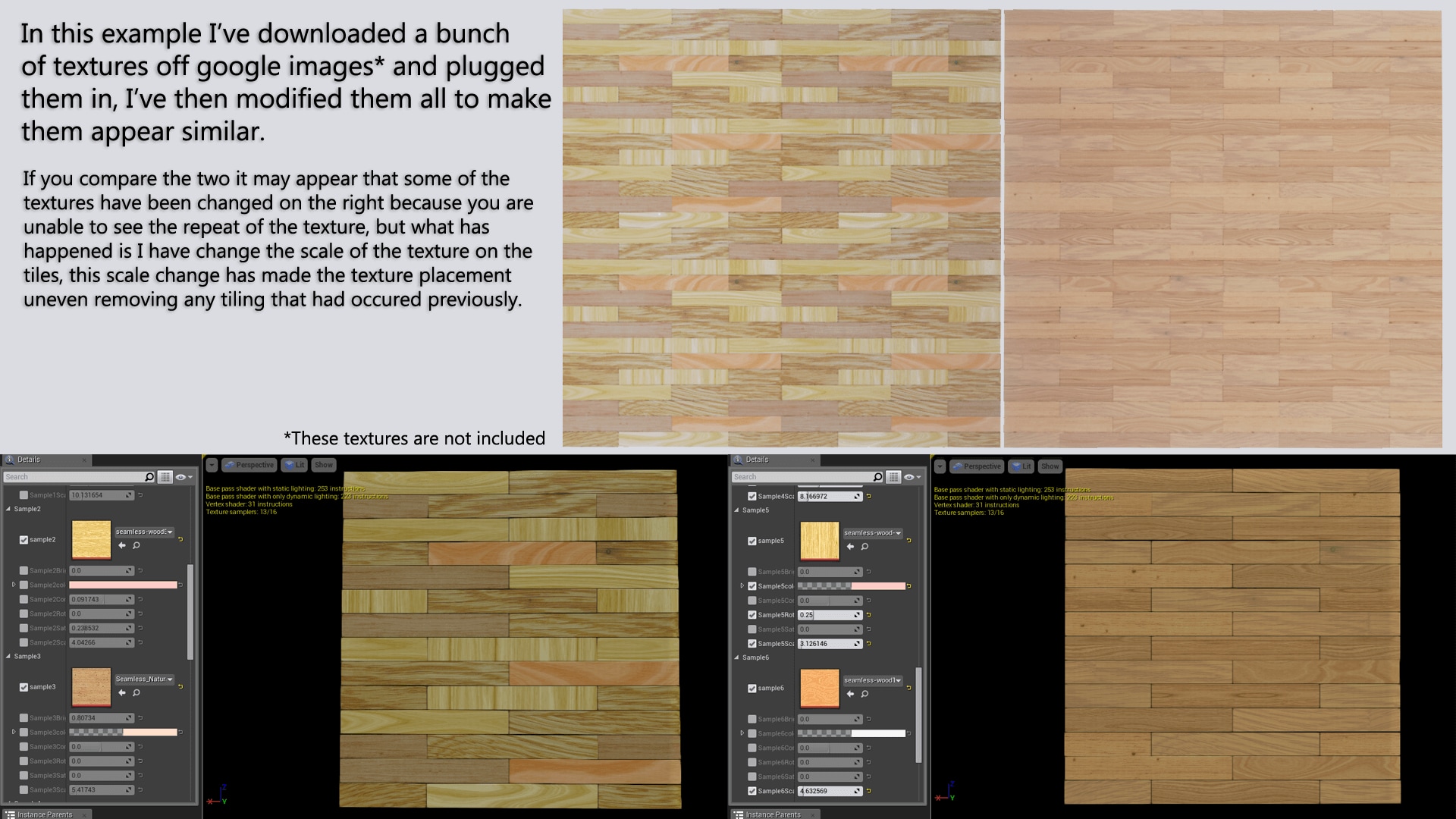 Customizable Wood Floor Pack in Materials - UE Marketplace
