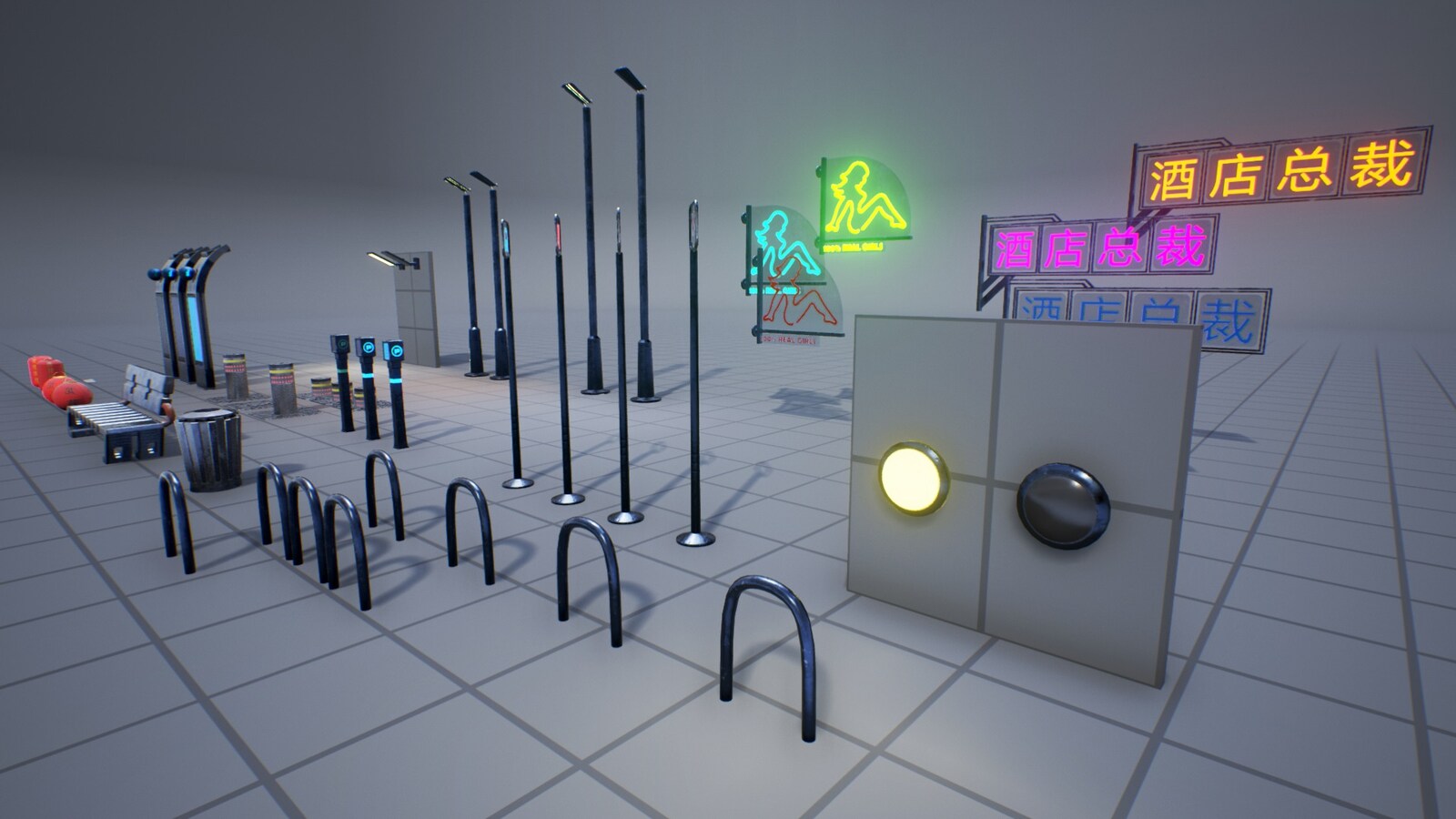 Street Props: Cyberpunk 1 in Props - UE Marketplace