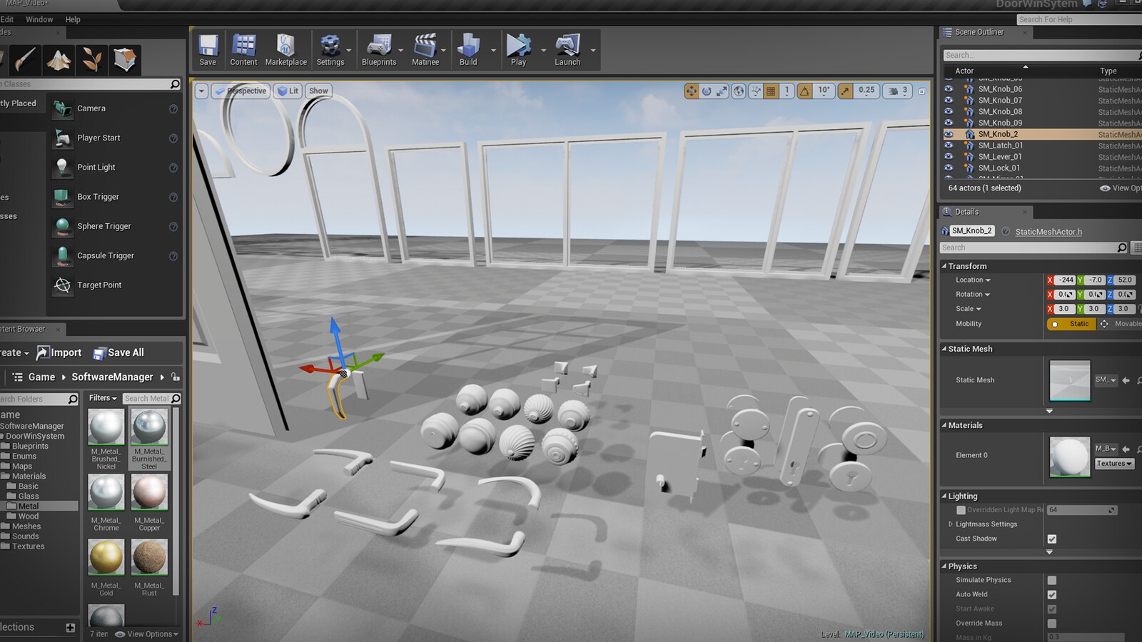Easy Door & Windows System in Blueprints - UE Marketplace