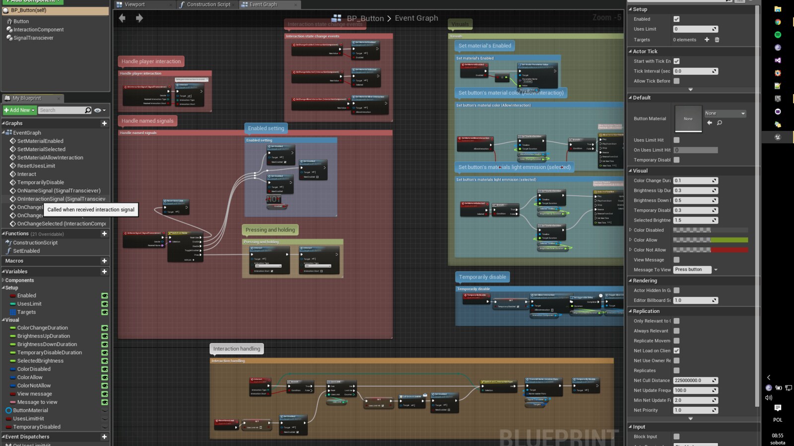 Easy Interactions in Blueprints - UE Marketplace