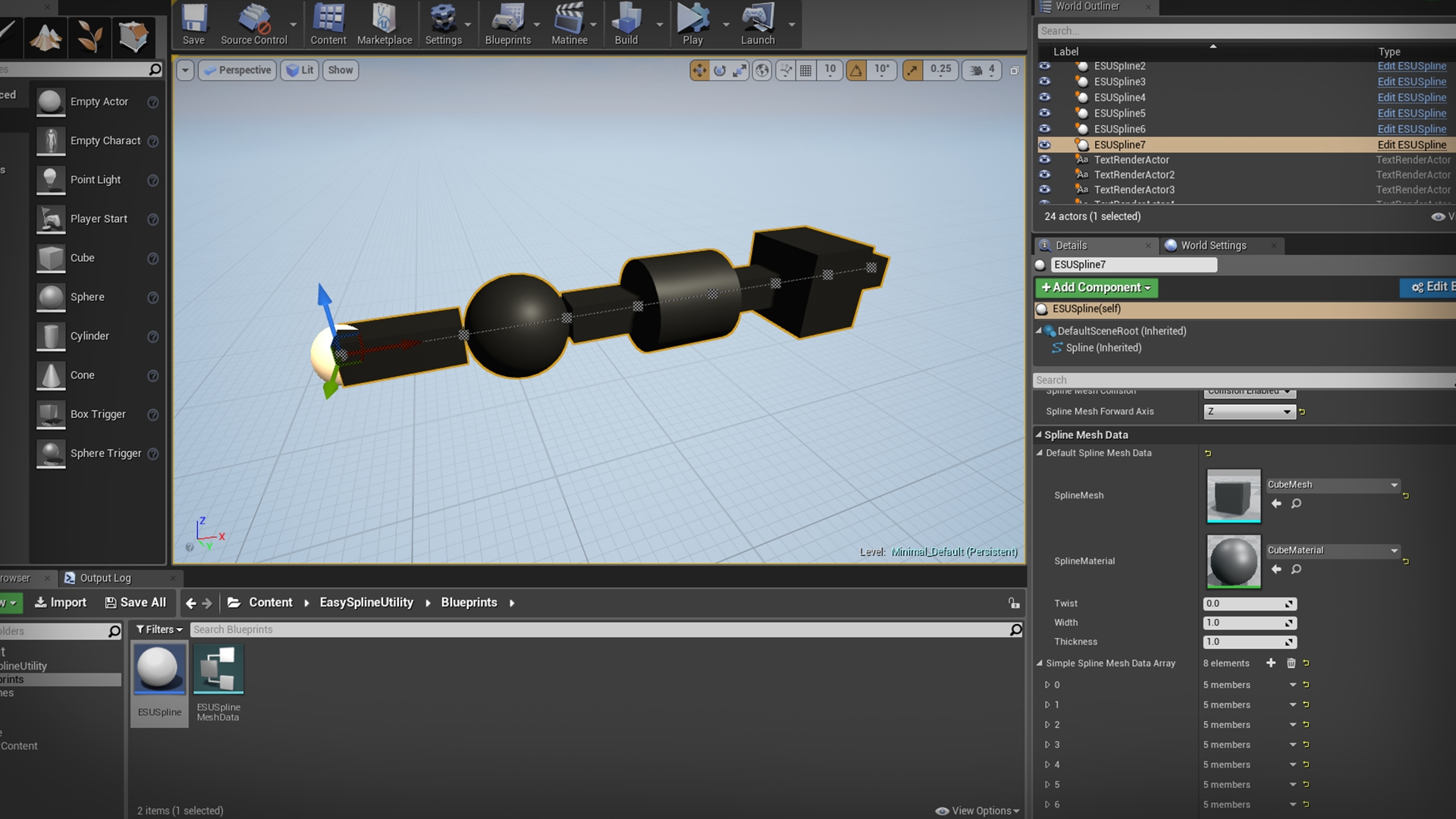 Easy Spline Utility in Blueprints - UE Marketplace